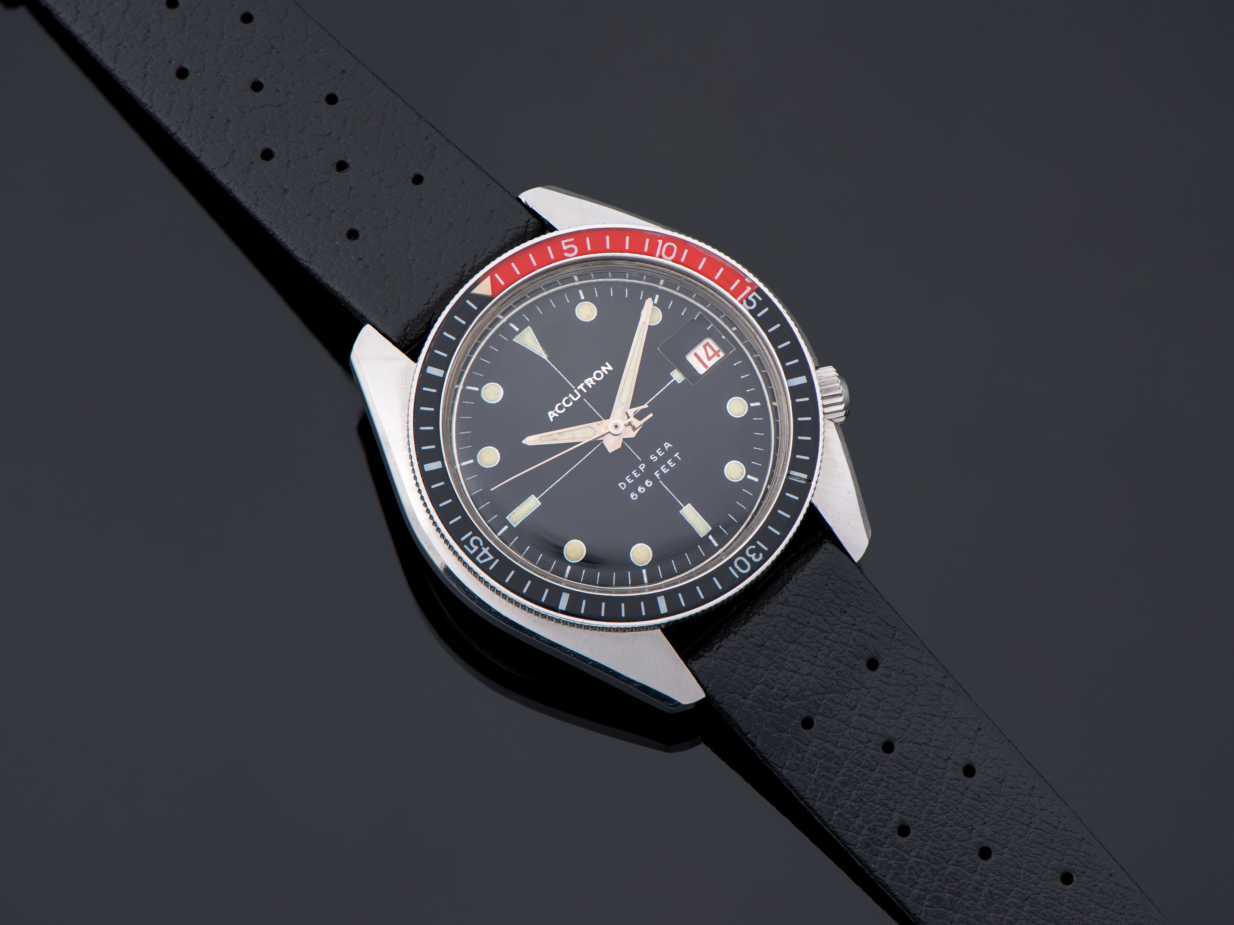 Bulova Accutron Deep Sea 666 Feet "Devil Diver" Watch