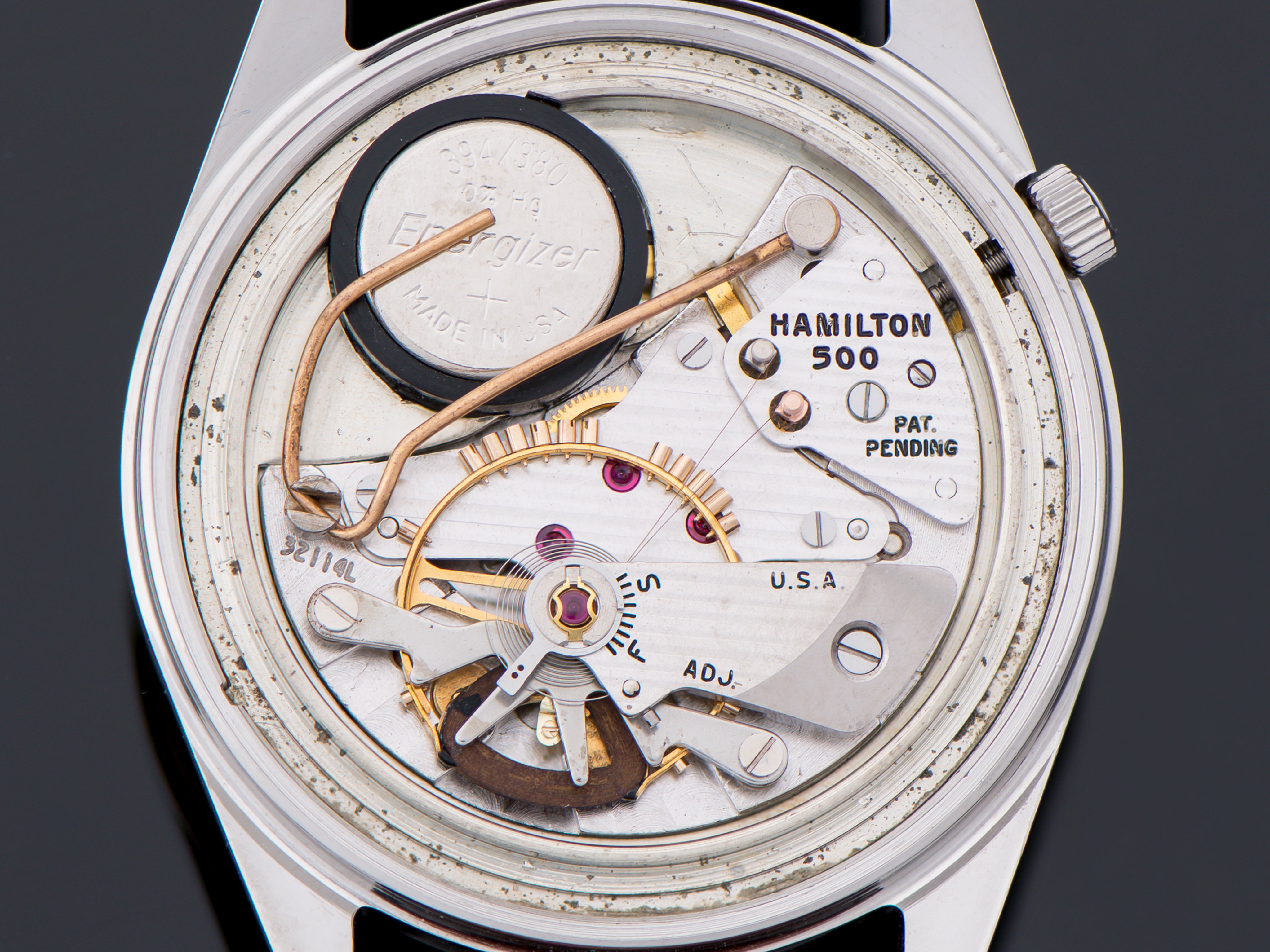 Hamilton Electric Converta II Watch 14K Gold Bezel