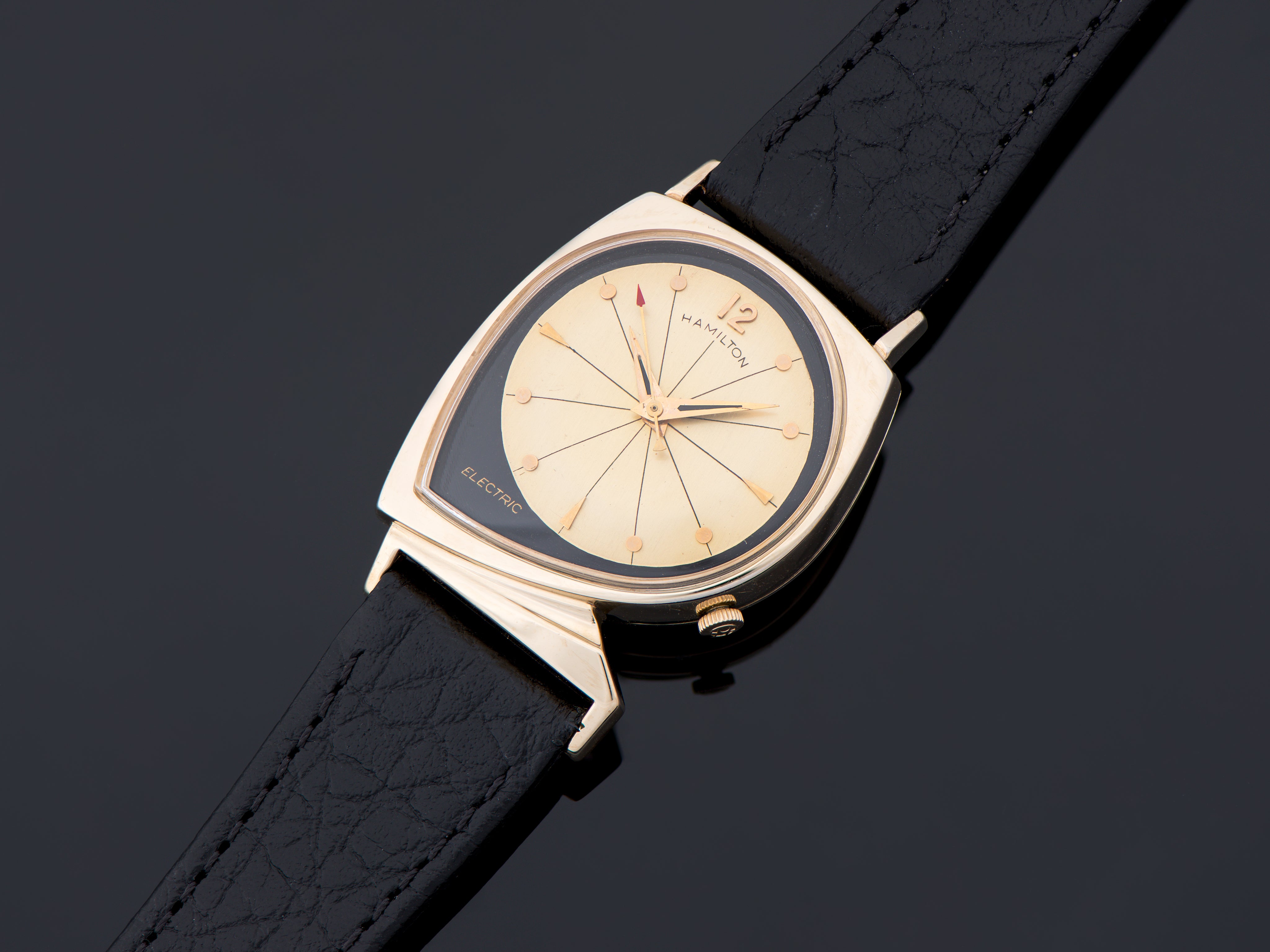 Hamilton Electric Meteor Original Finish Black/Gold Dial