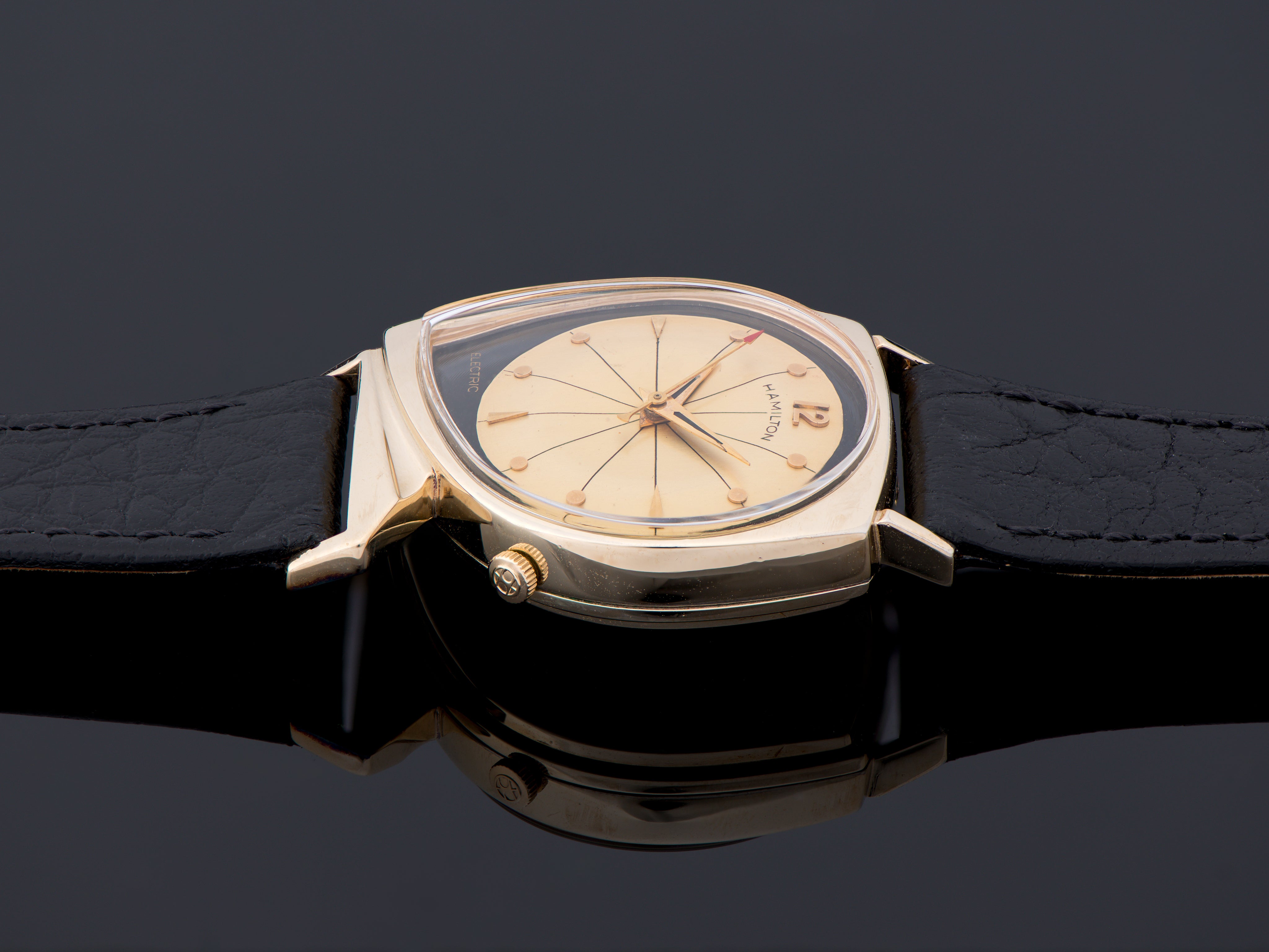 Hamilton Electric Meteor Original Finish Black/Gold Dial