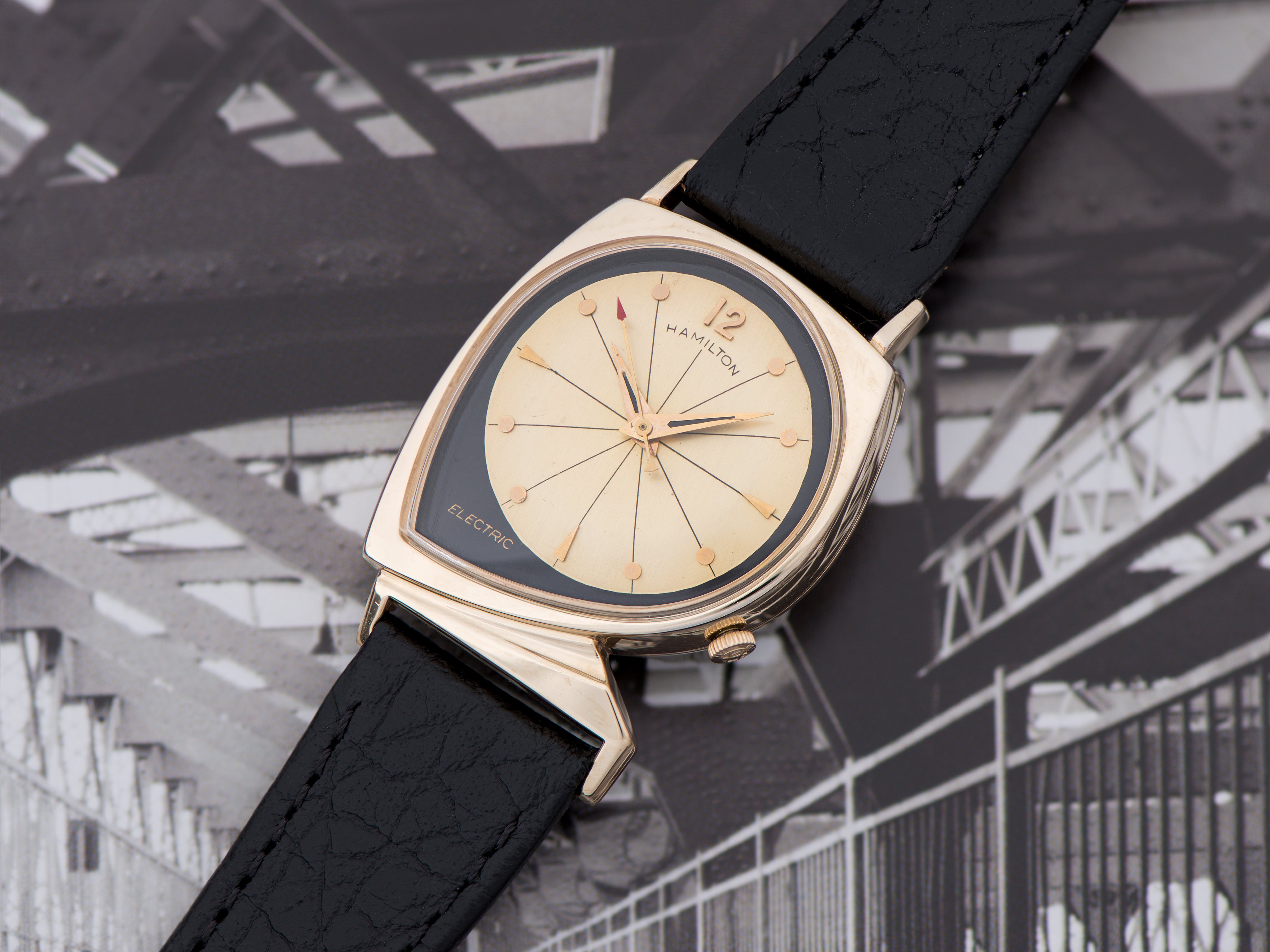 Hamilton Electric Meteor Original Finish Black/Gold Dial