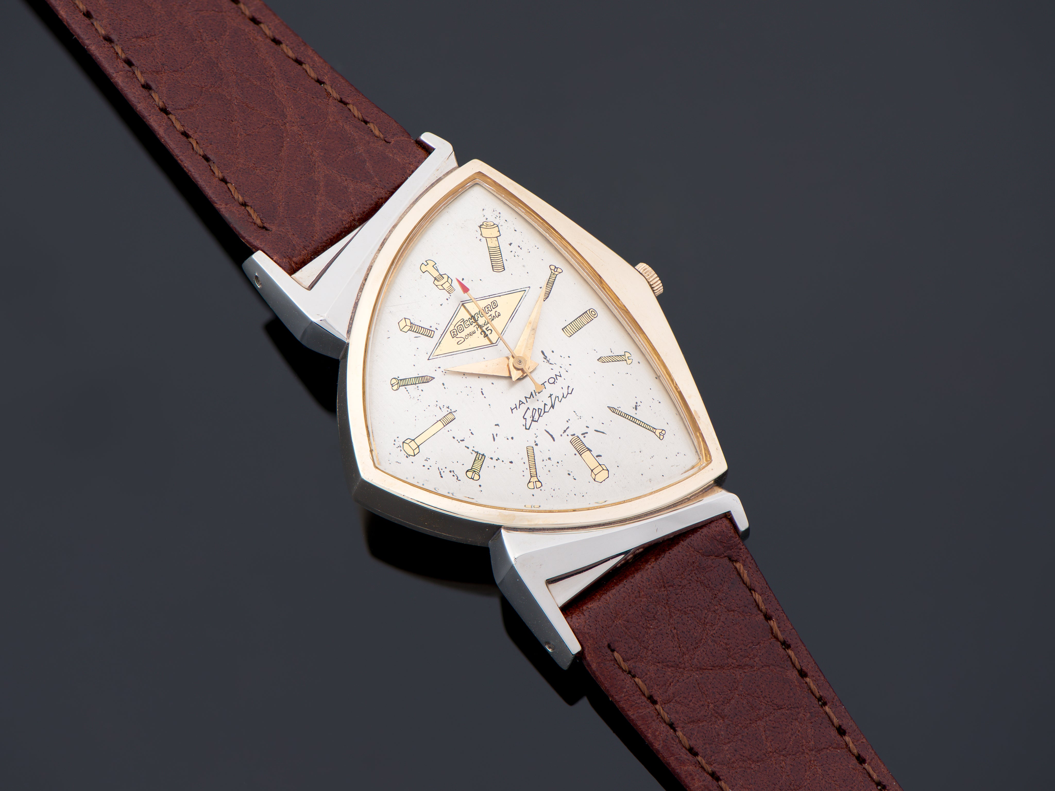 Hamilton Electric Pacer Rockford Screw Dial Watch