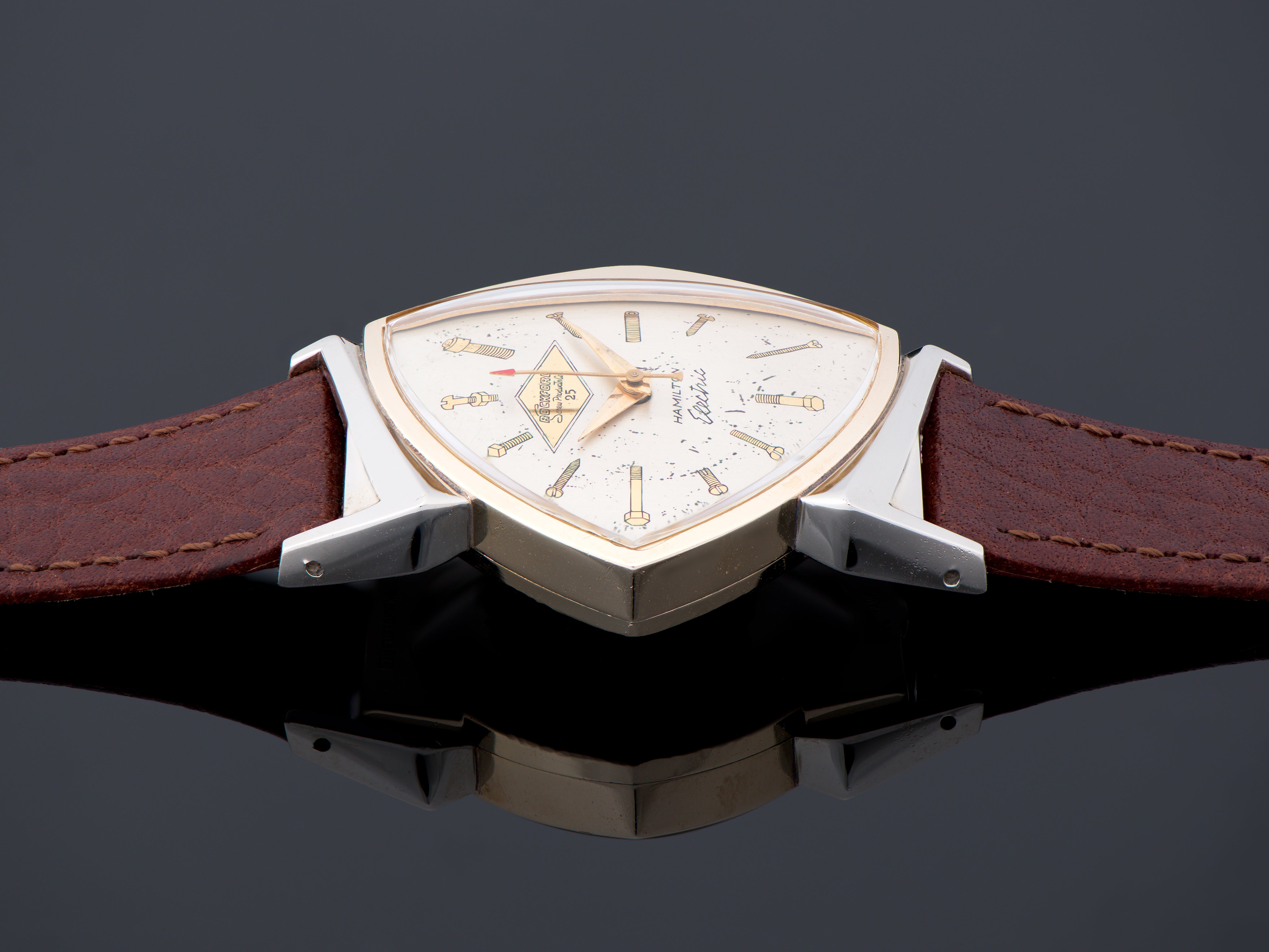 Hamilton Electric Pacer Rockford Screw Dial Watch