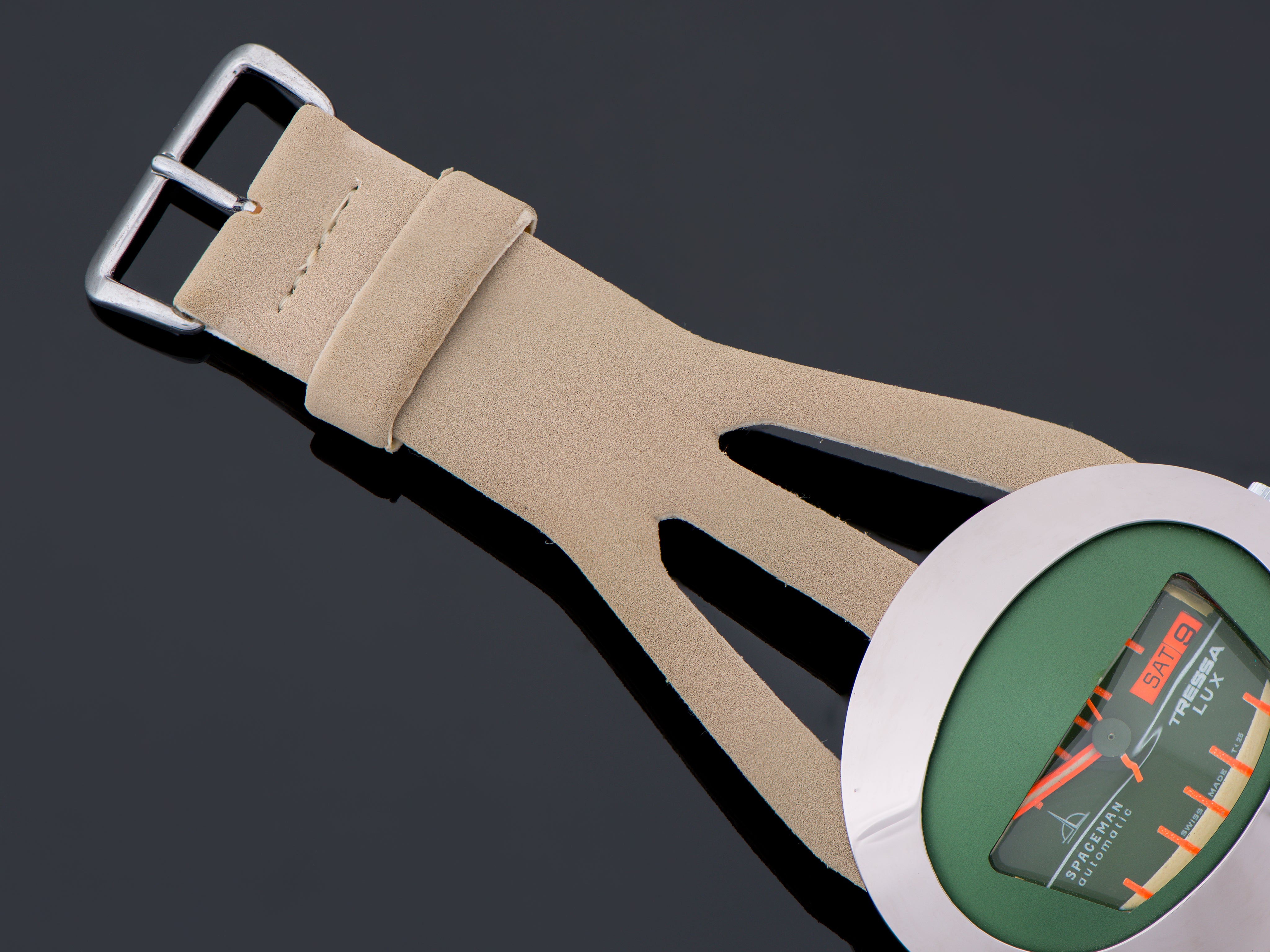 Spaceman Automatic Asymmetric Tressa Lux Watch and Strap