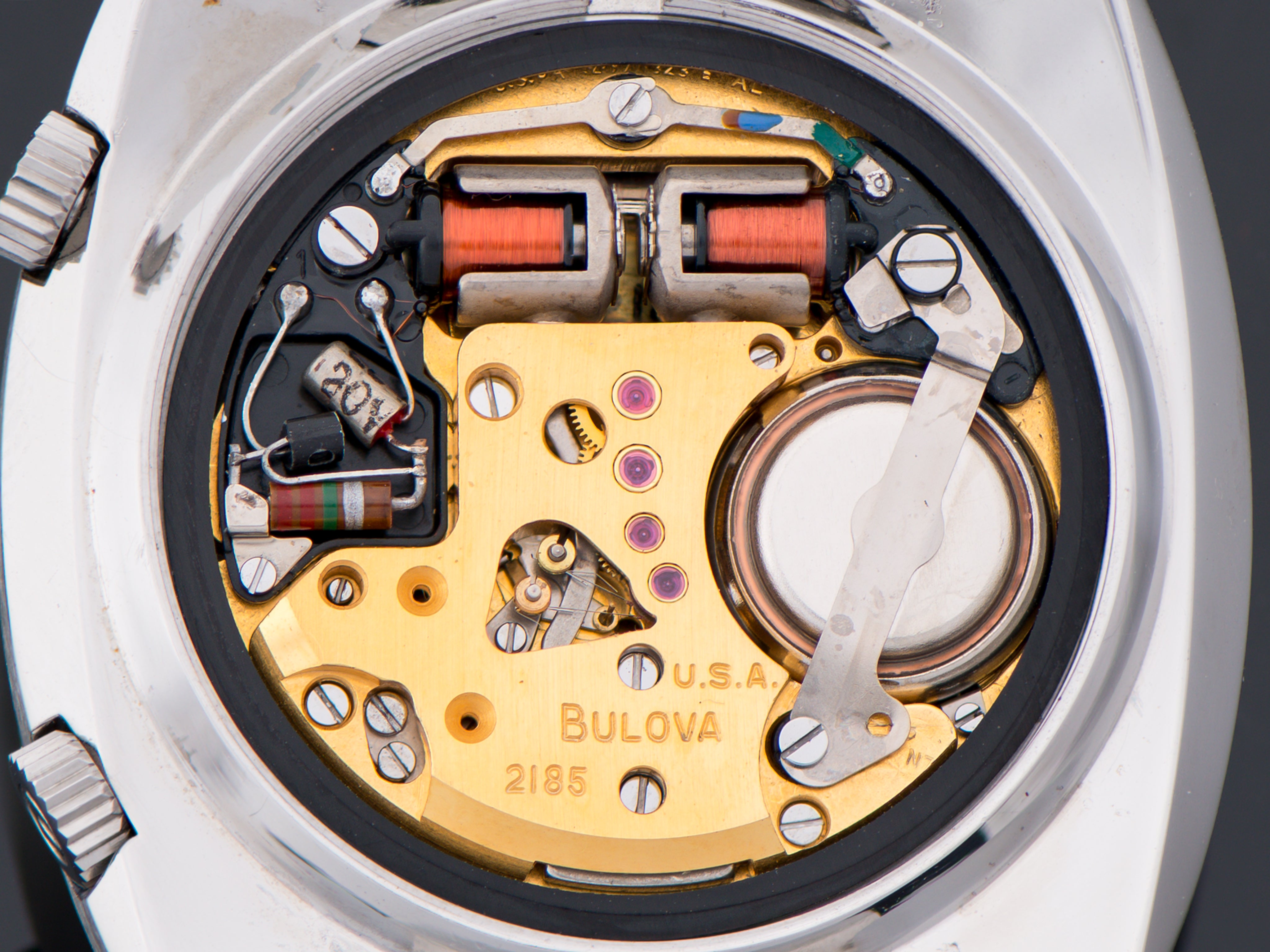 Bulova Accutron Astronaut Mark II Dual Time Zone Watch & Box