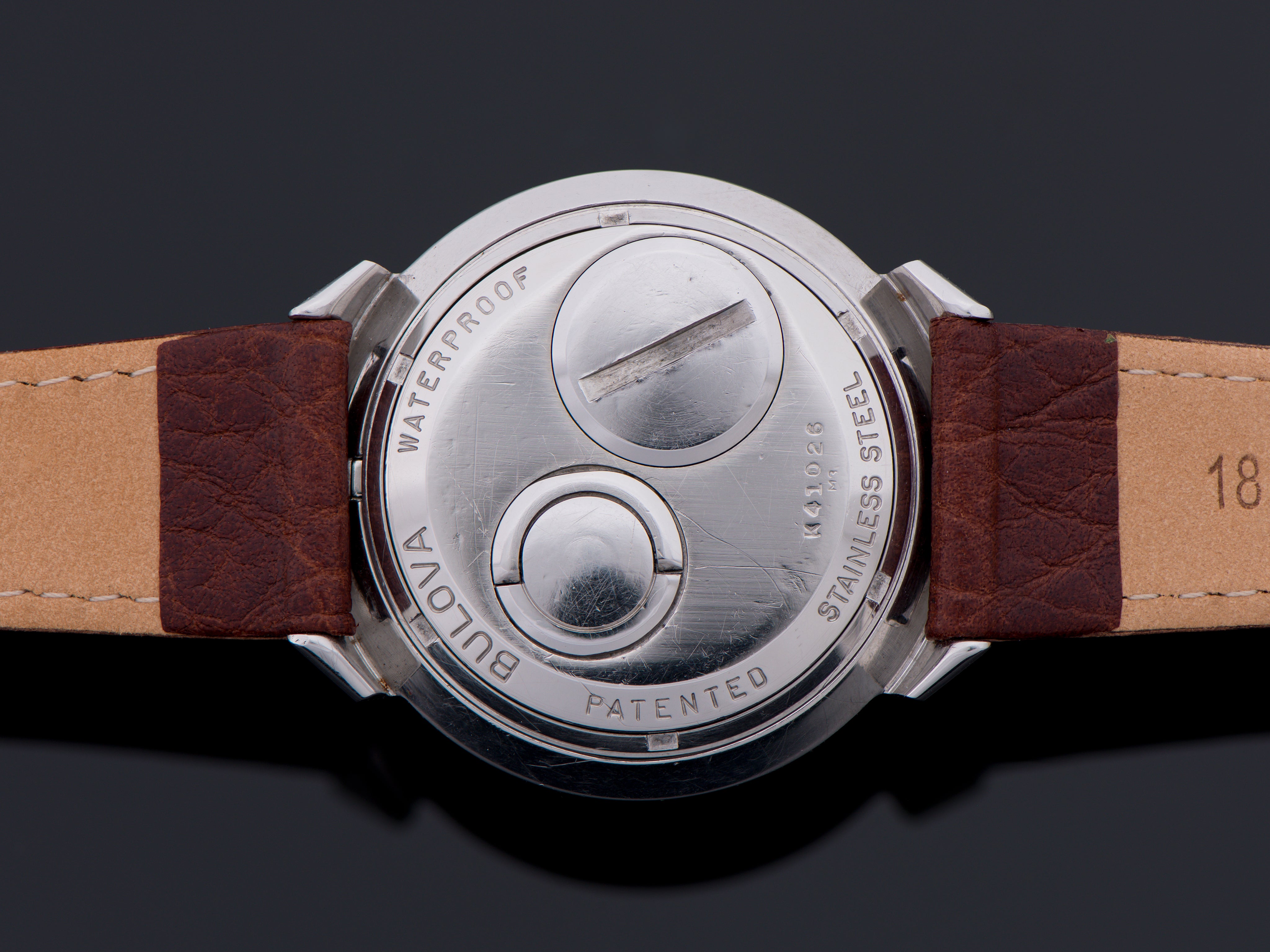 Bulova Accutron Spaceview Stainless Steel "Turtle Case" Watch