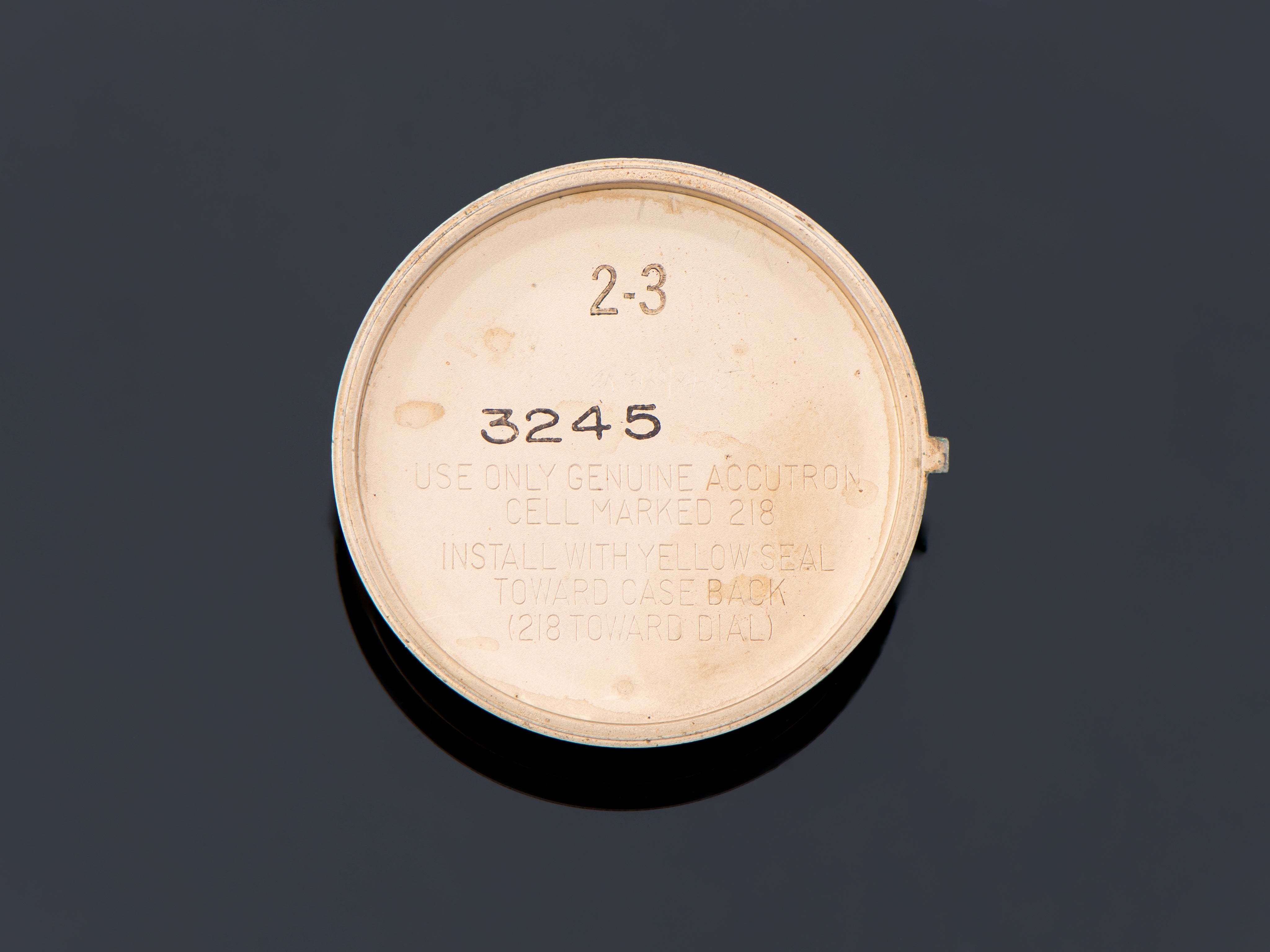 Bulova Accutron Woody 2182 Watch With Original Bracelet