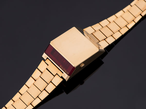 Bulova Computron LED Watch & Original Bracelet