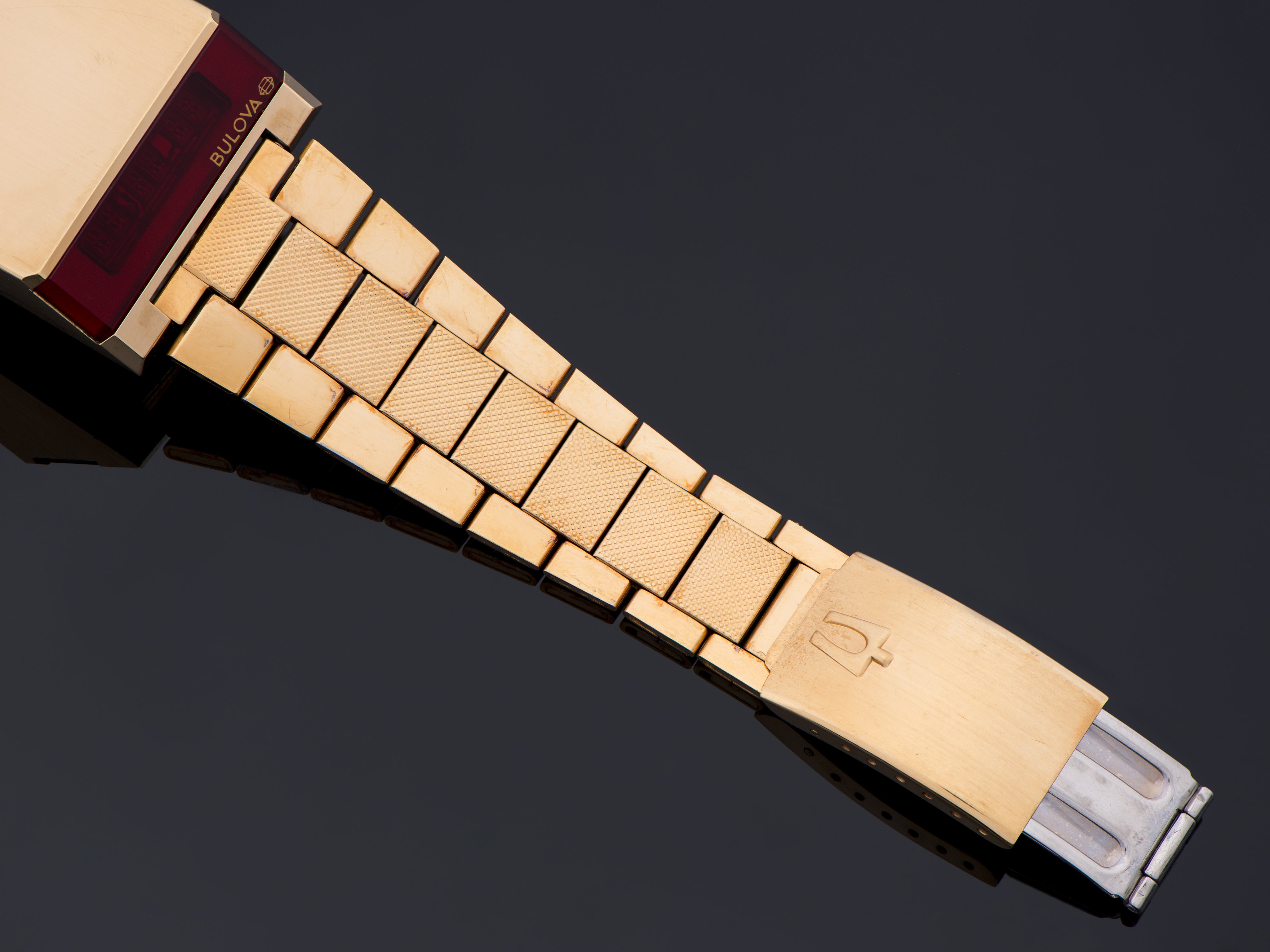 Bulova Computron LED Watch & Original Bracelet