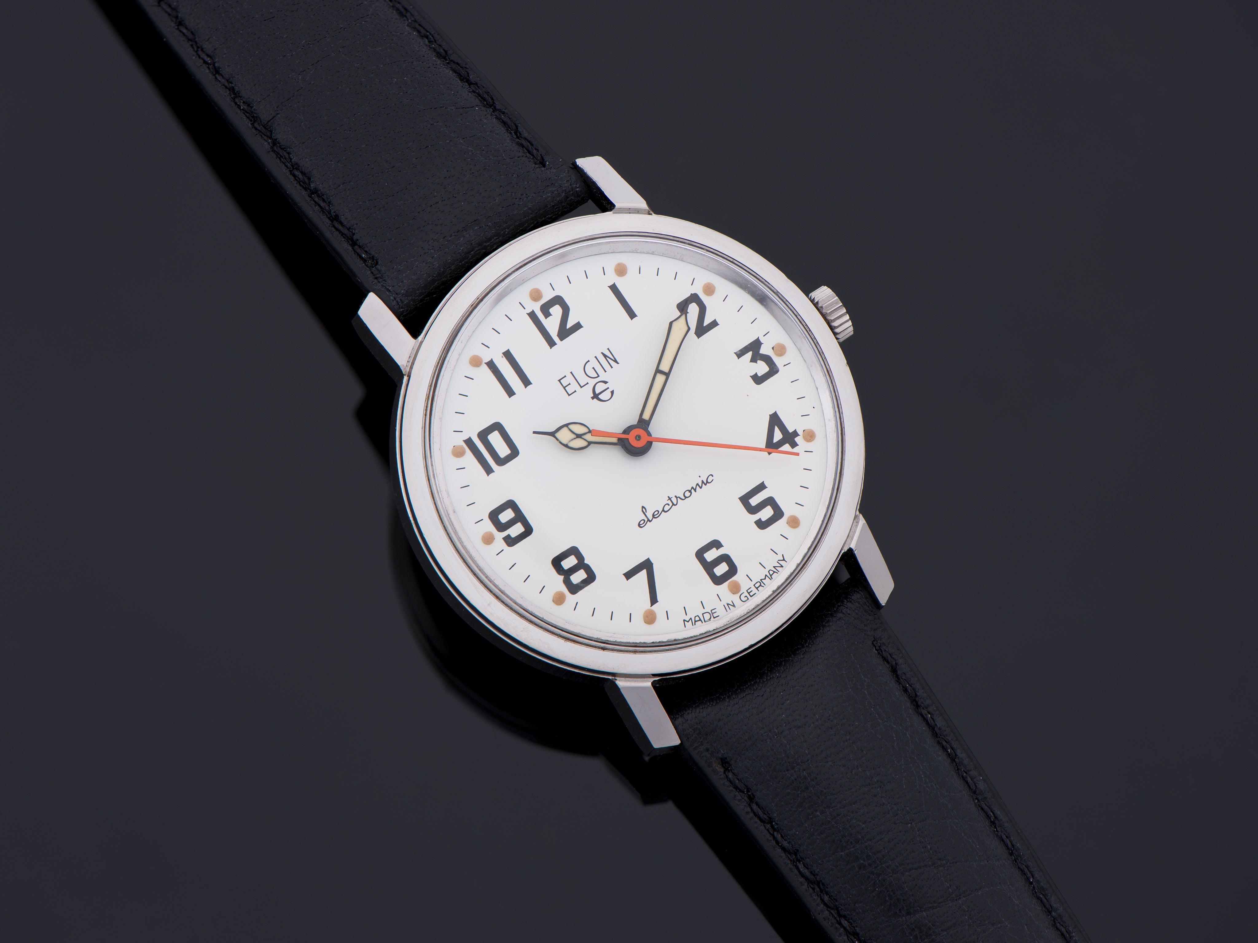 Elgin Electronic Watch With German Junghans Movement