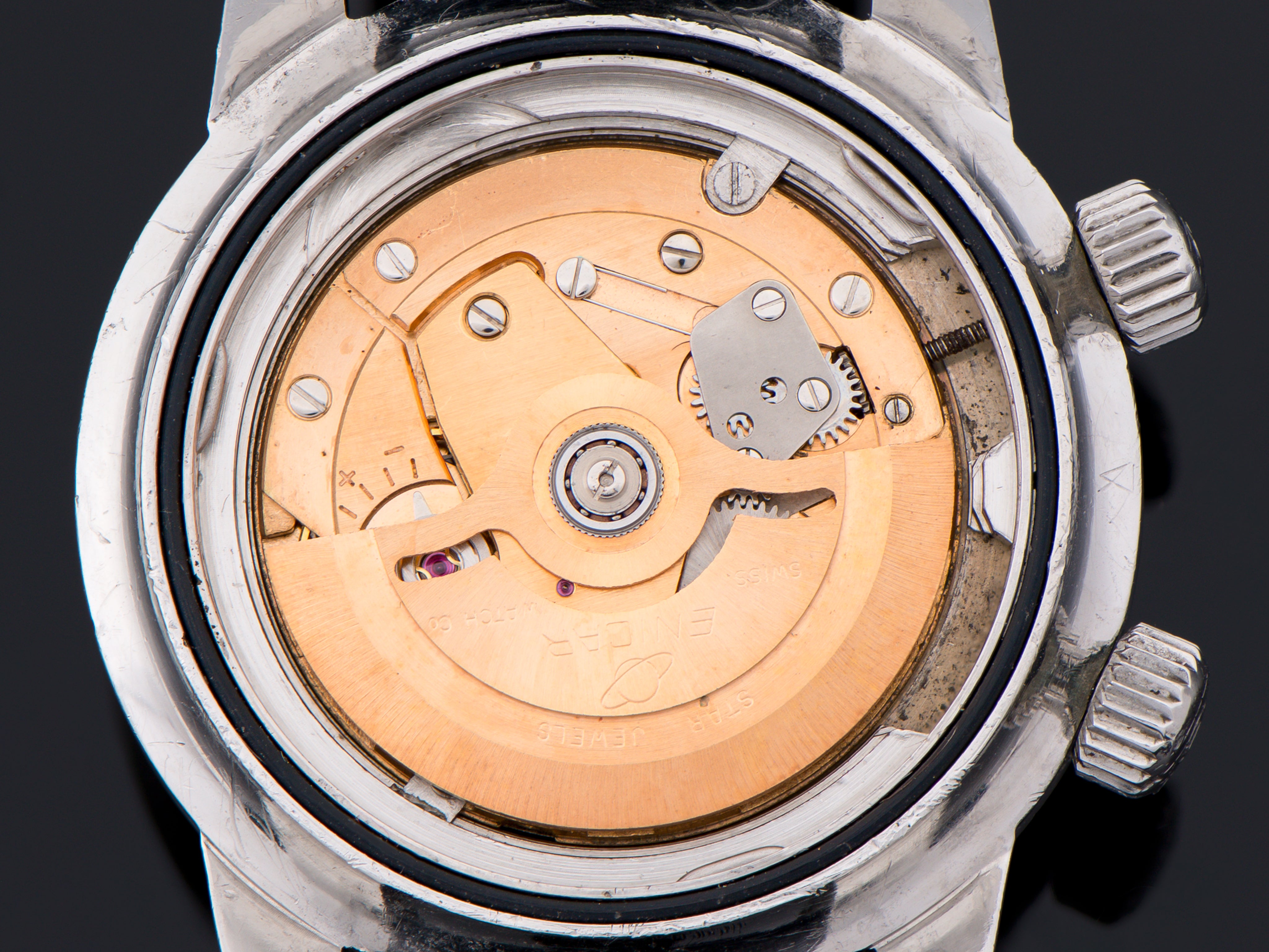 Enicar Sherpa Super Jet GMT Automatic Dive Watch