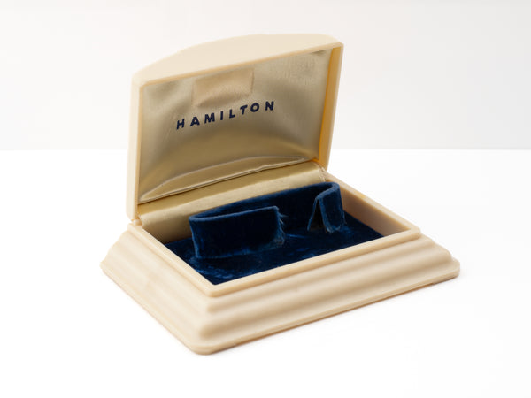 Hamilton Celluloid Clamshell Inner & Outer Box Circa 1940s to 50s for