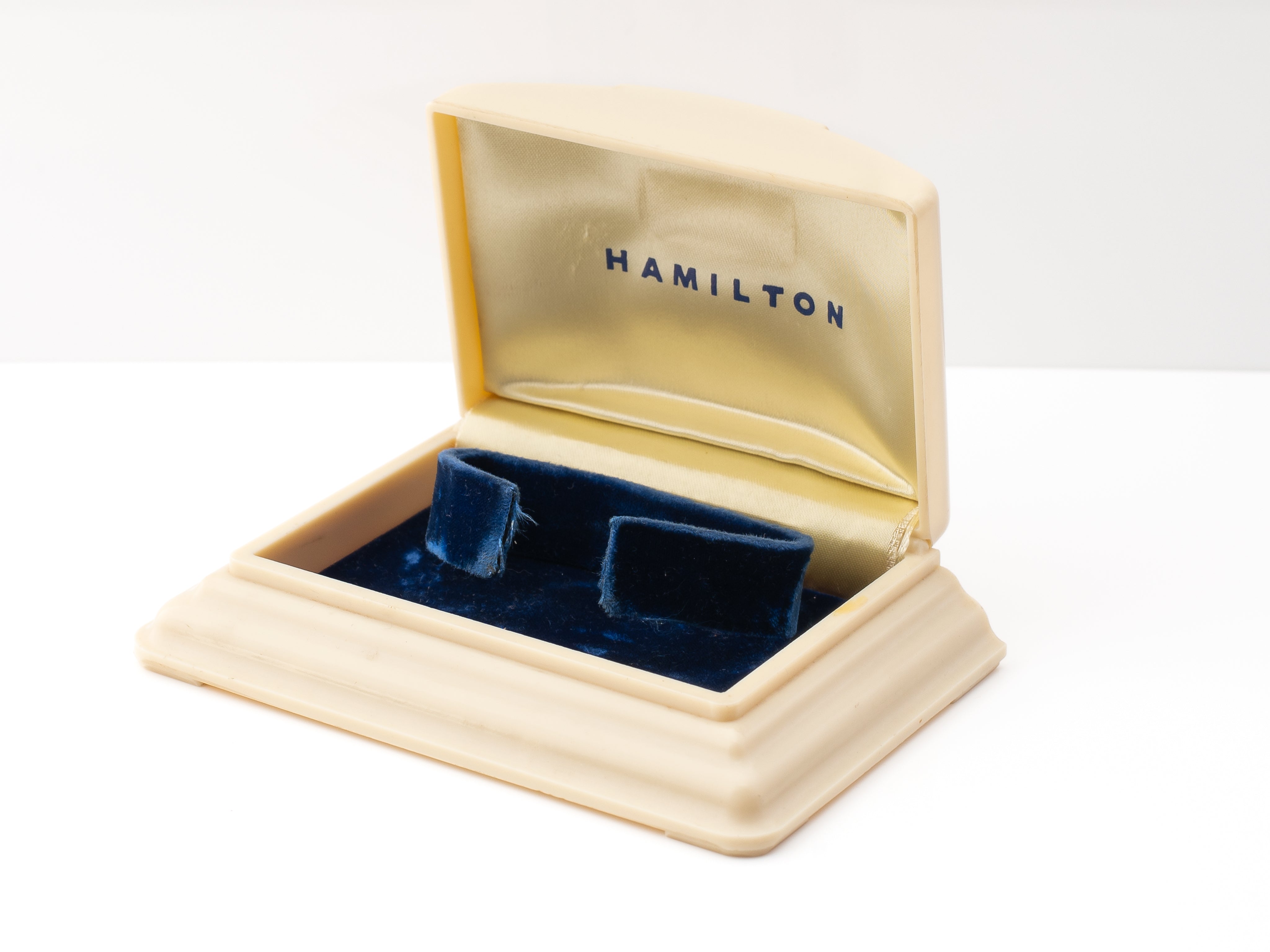 Hamilton Celluloid Clamshell Inner & Outer Box Circa 1940s to 50s for