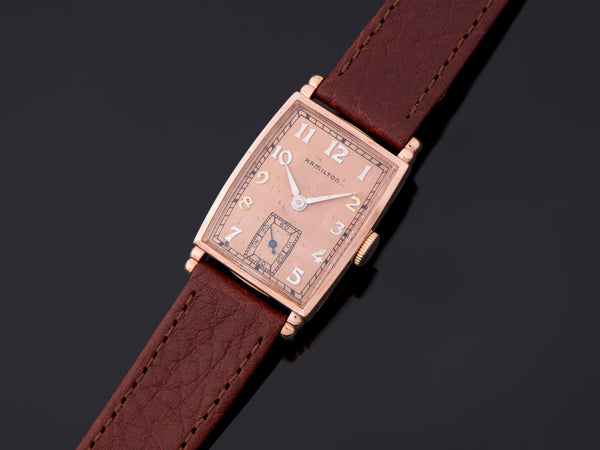 Hamilton Myron Coral Gold Filled Watch Circa 1941