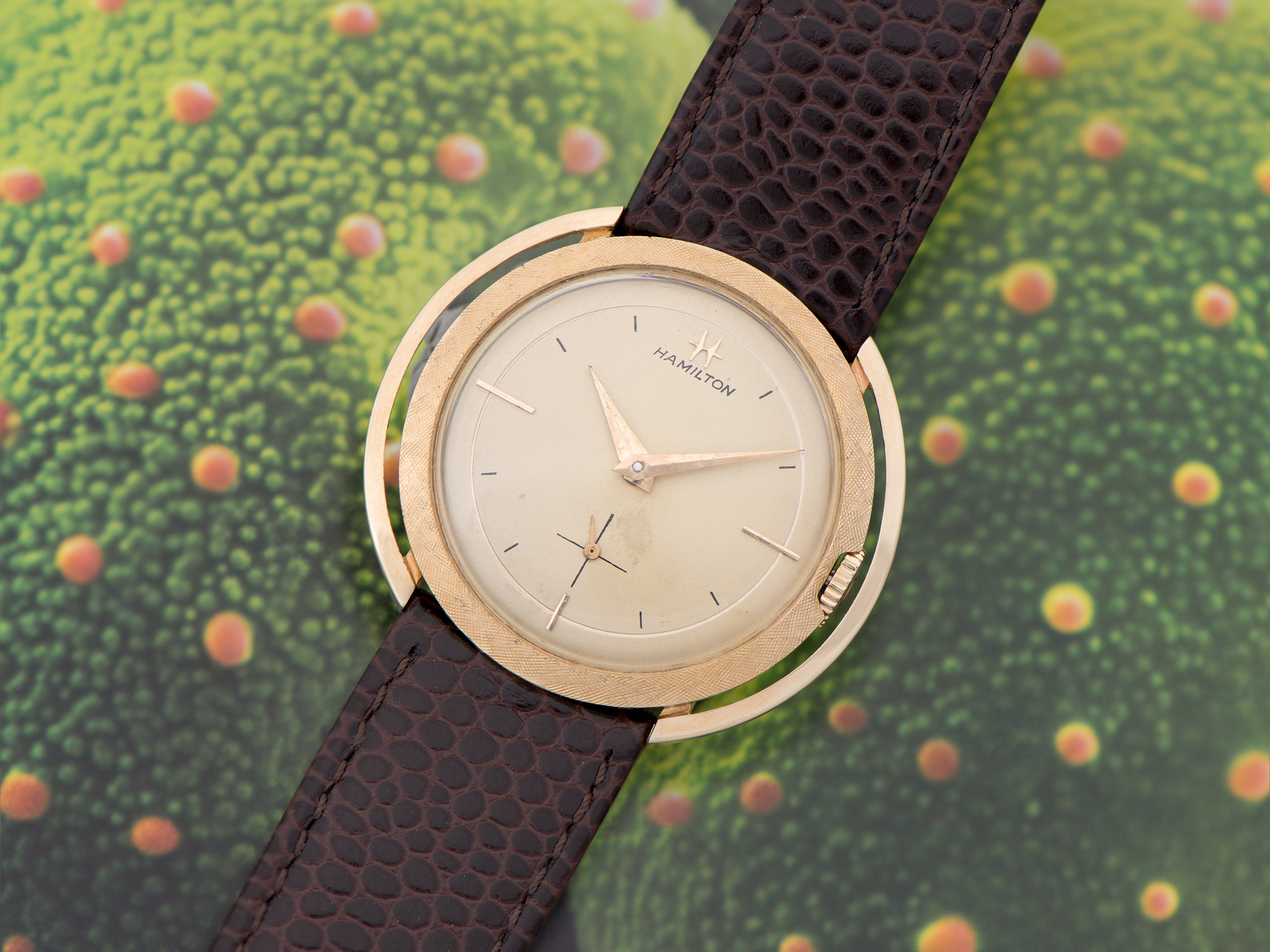 Hamilton Doublet 14K Yellow Gold Watch