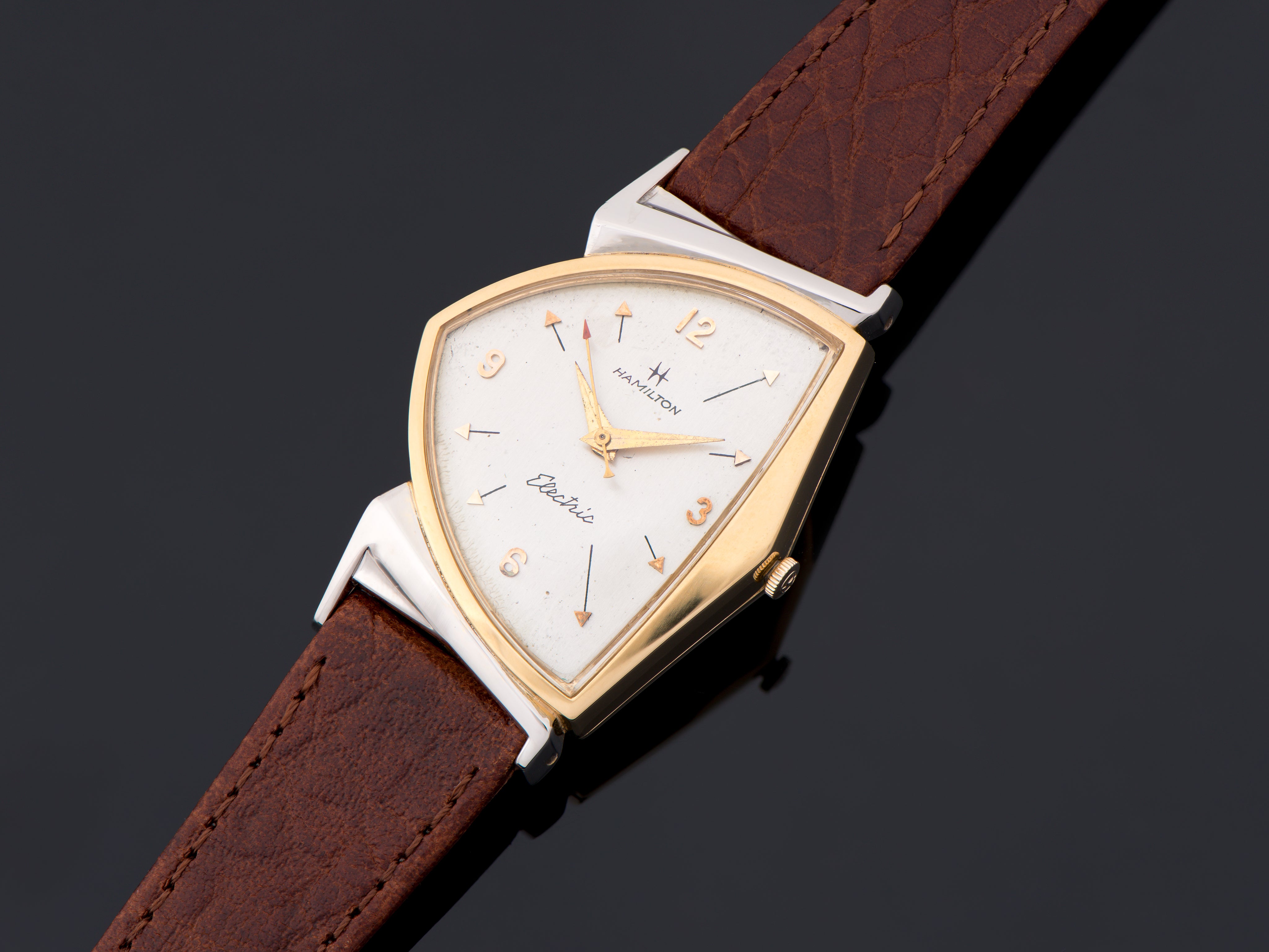 Hamilton Electric 505 Style Pacer Original Finish Silver Dial Watch