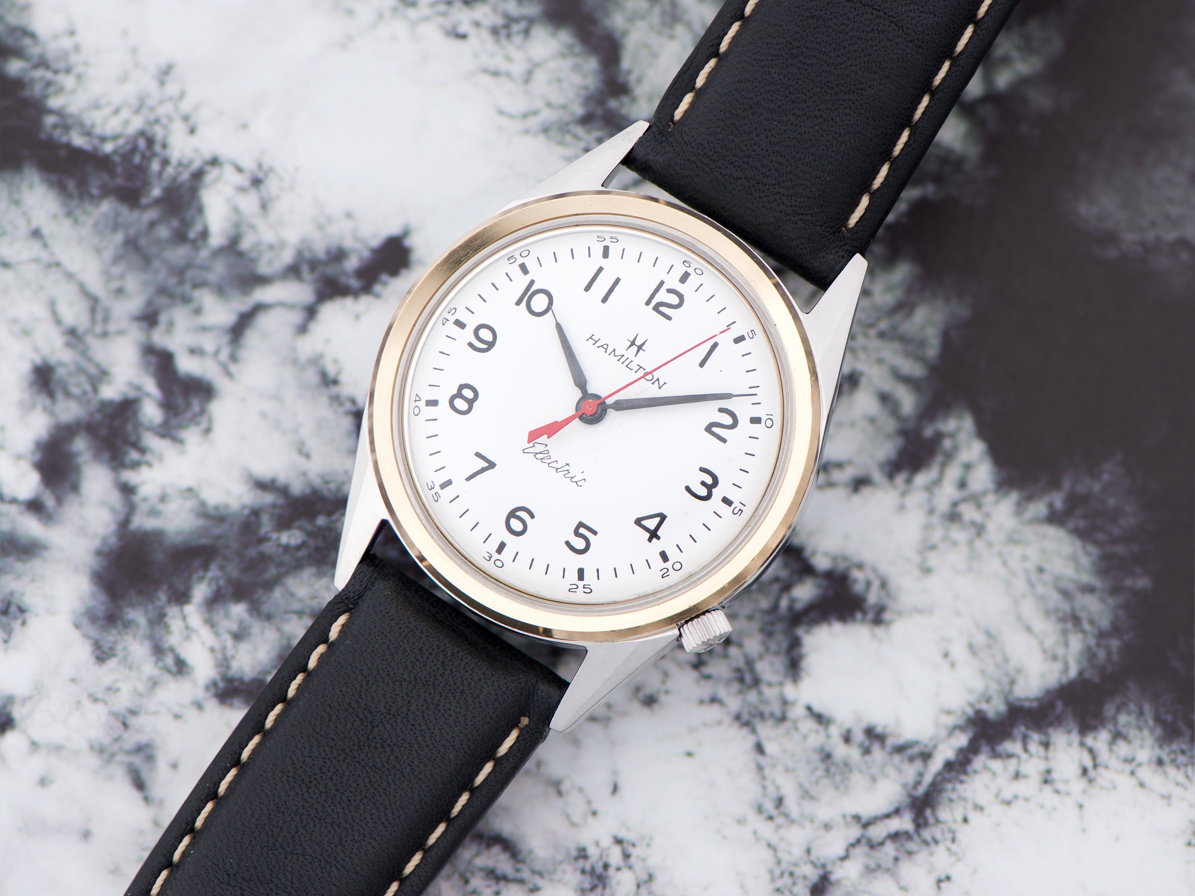 Hamilton Electric Clearview White Dial Watch