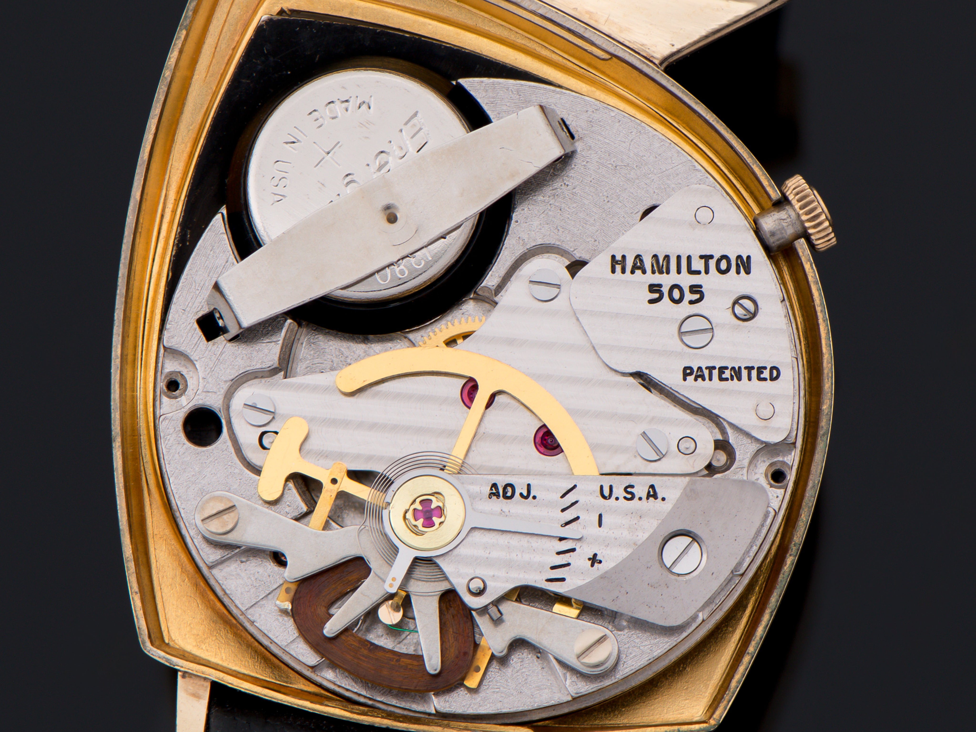 Hamilton Electric Meteor With Prototype Gold Dial Watch