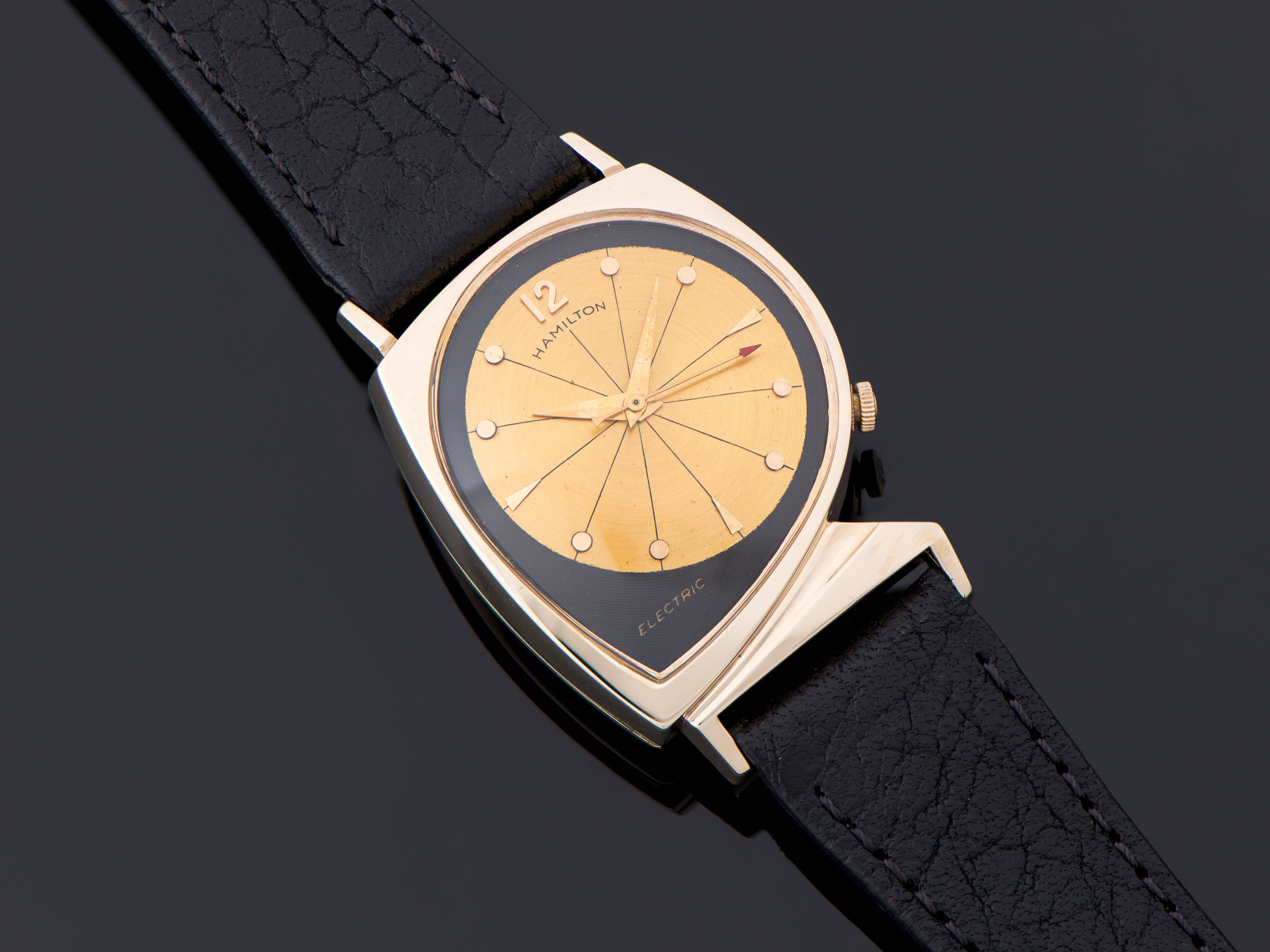 Hamilton Electric Meteor Original Finish Black/Gold Dial