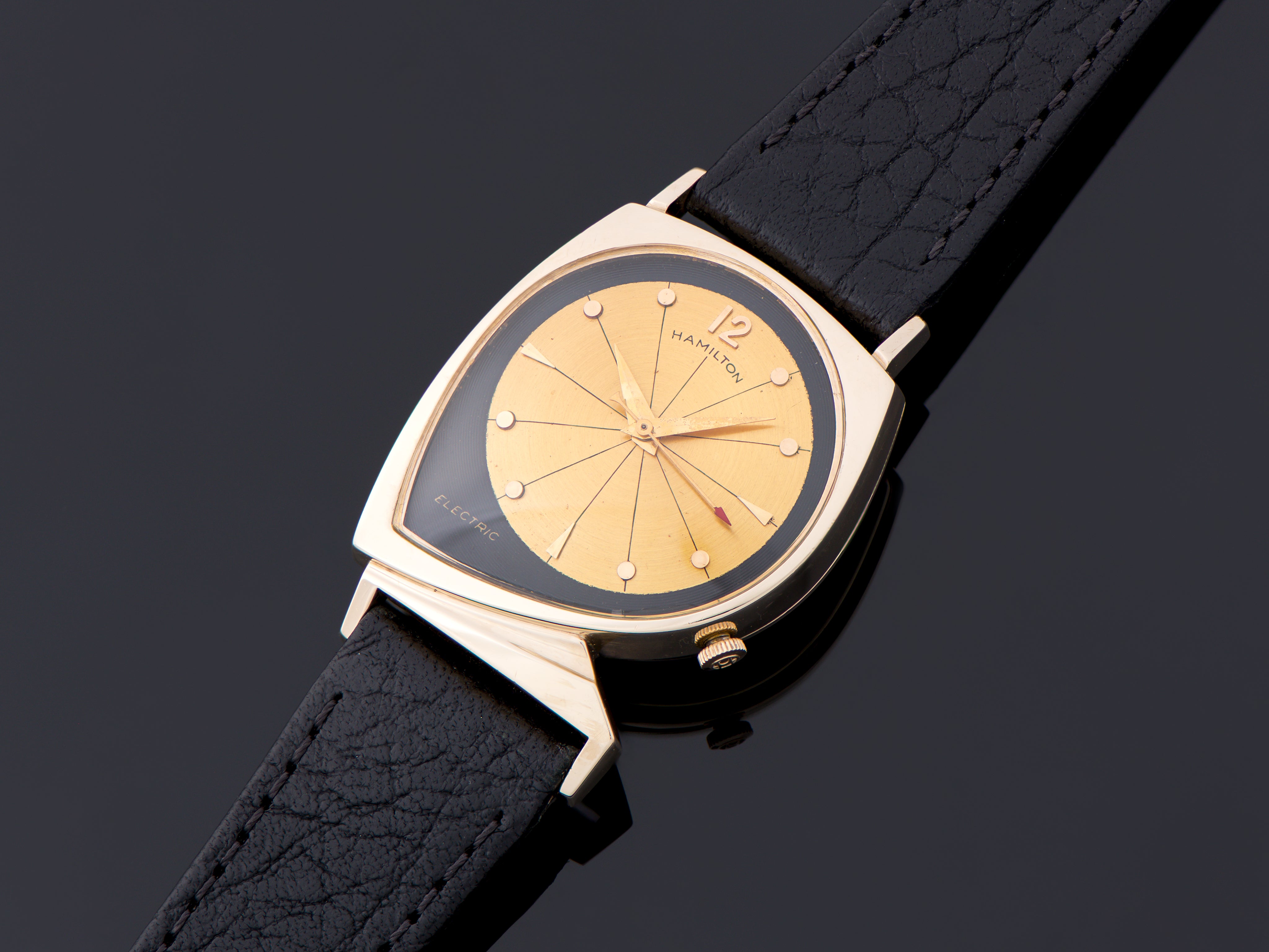Hamilton Electric Meteor Original Finish Black/Gold Dial