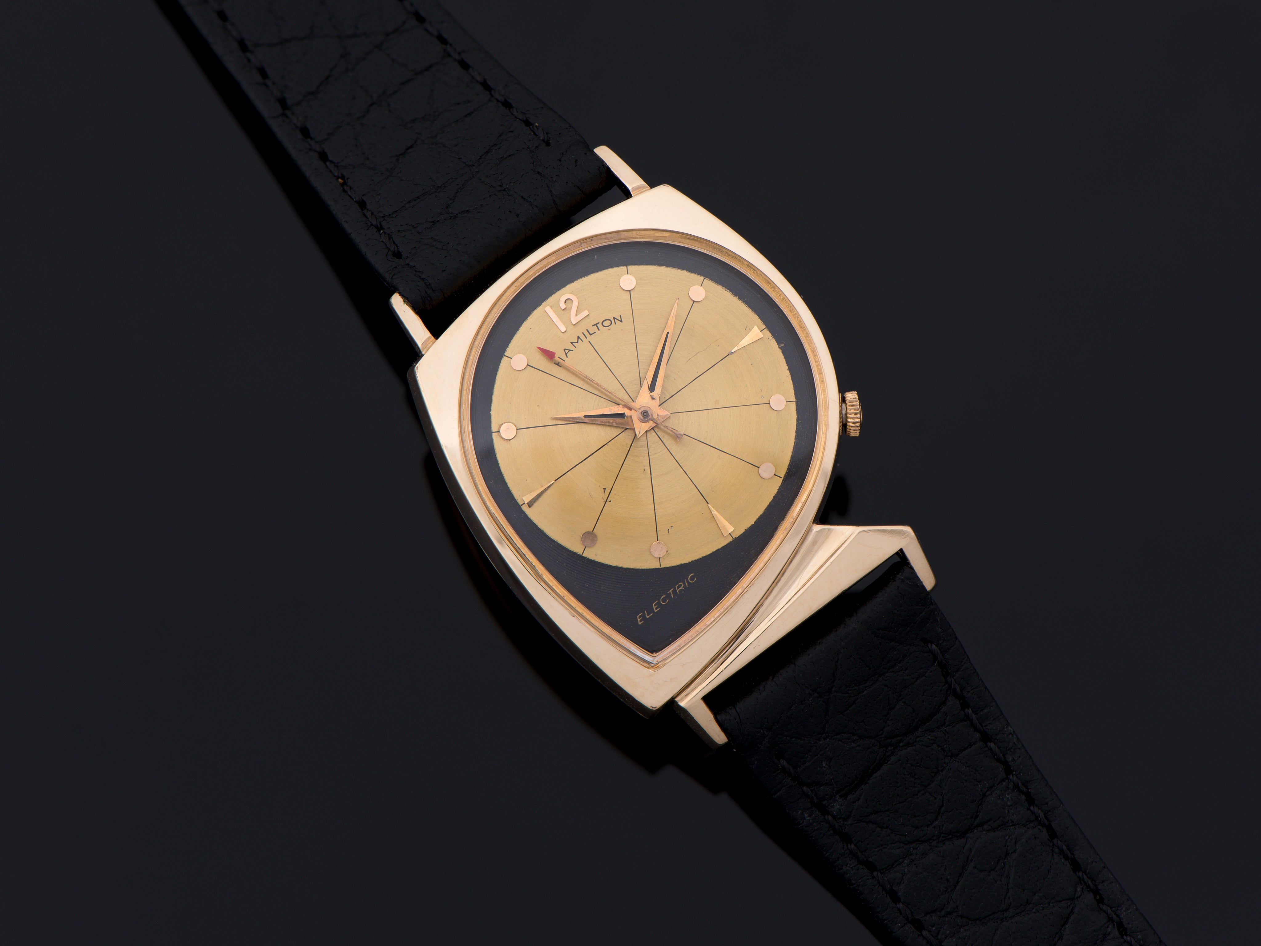 Hamilton Electric Meteor With Prototype Gold Dial Watch