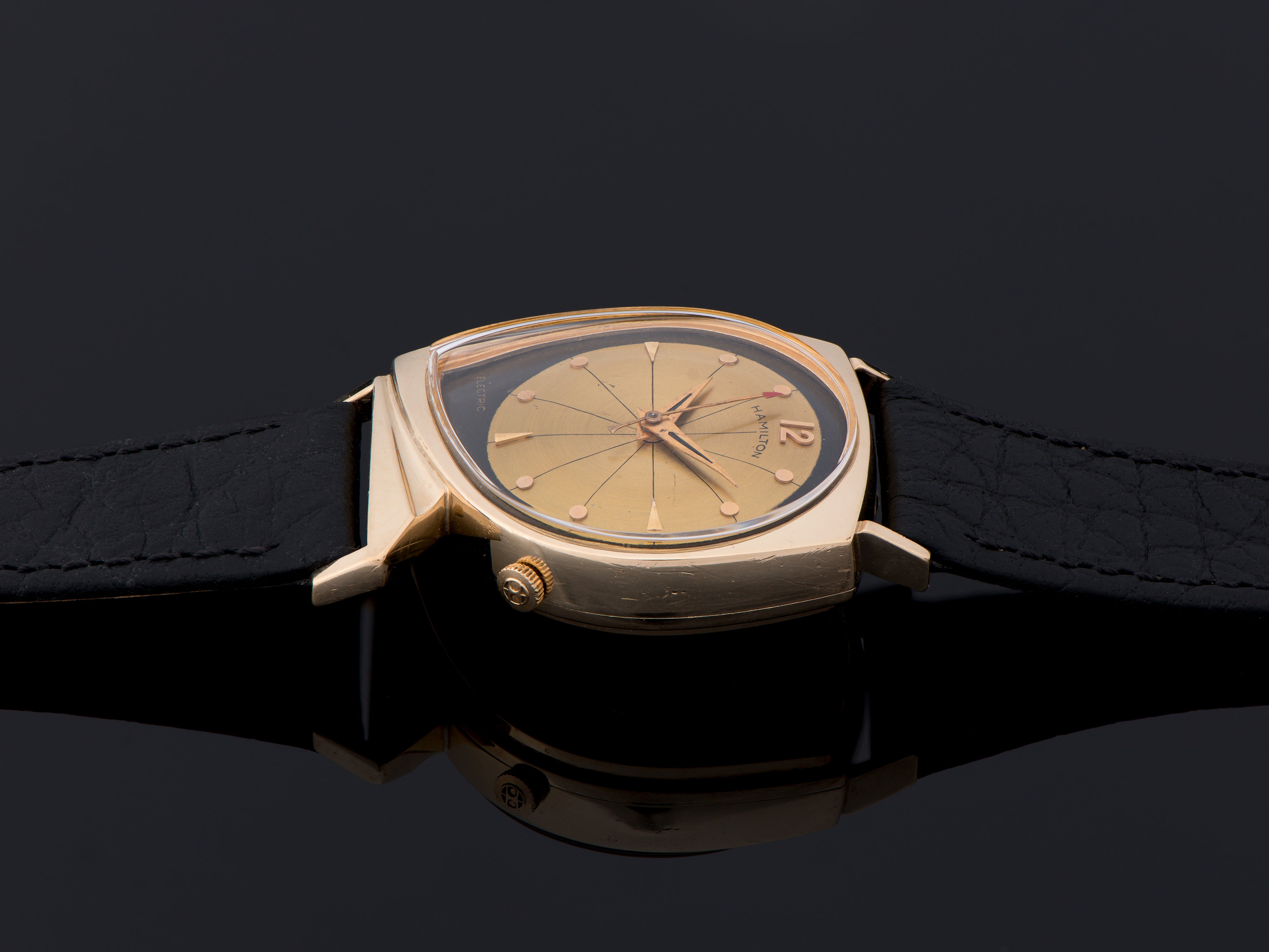 Hamilton Electric Meteor With Prototype Gold Dial Watch
