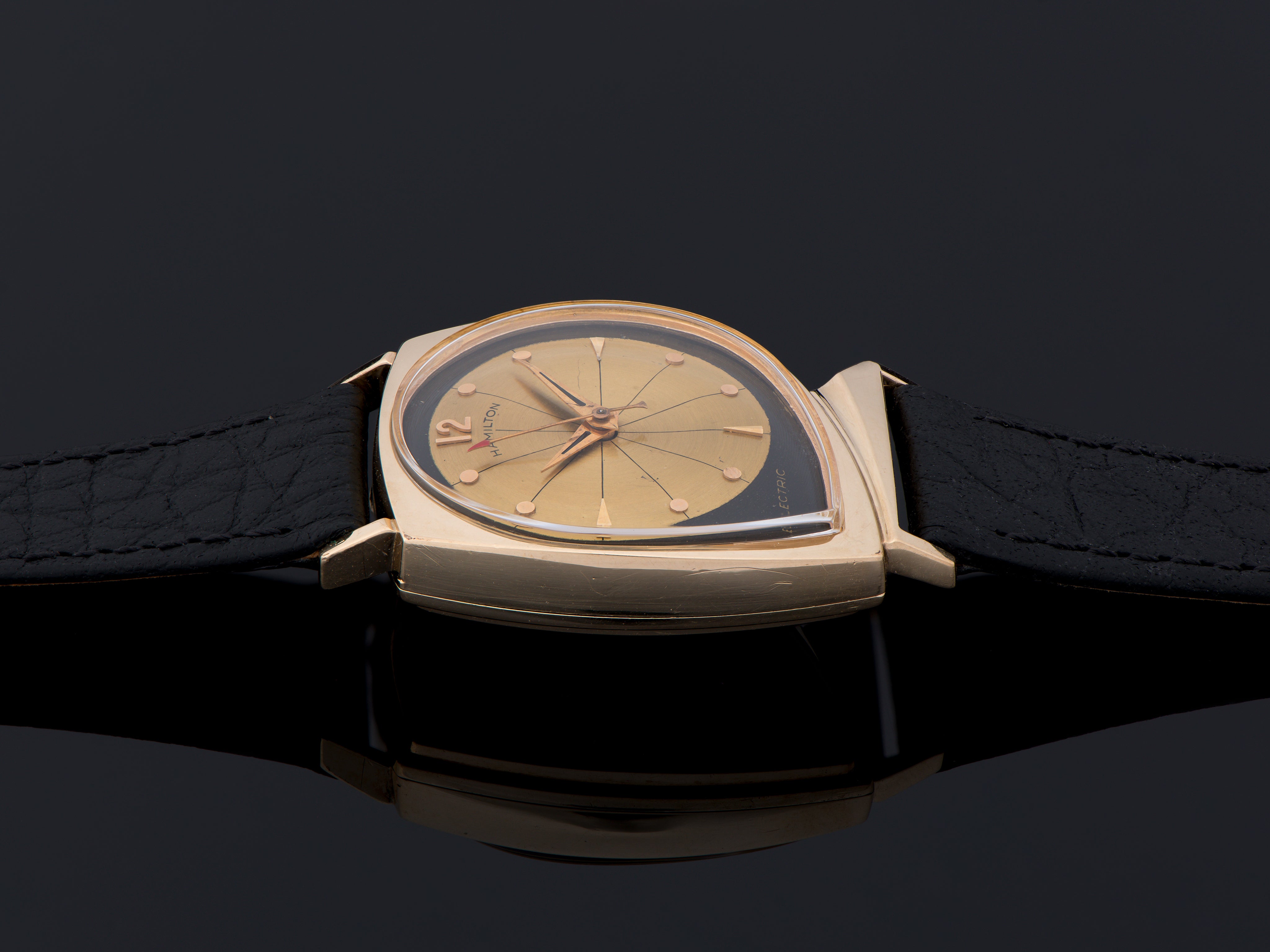 Hamilton Electric Meteor With Prototype Gold Dial Watch