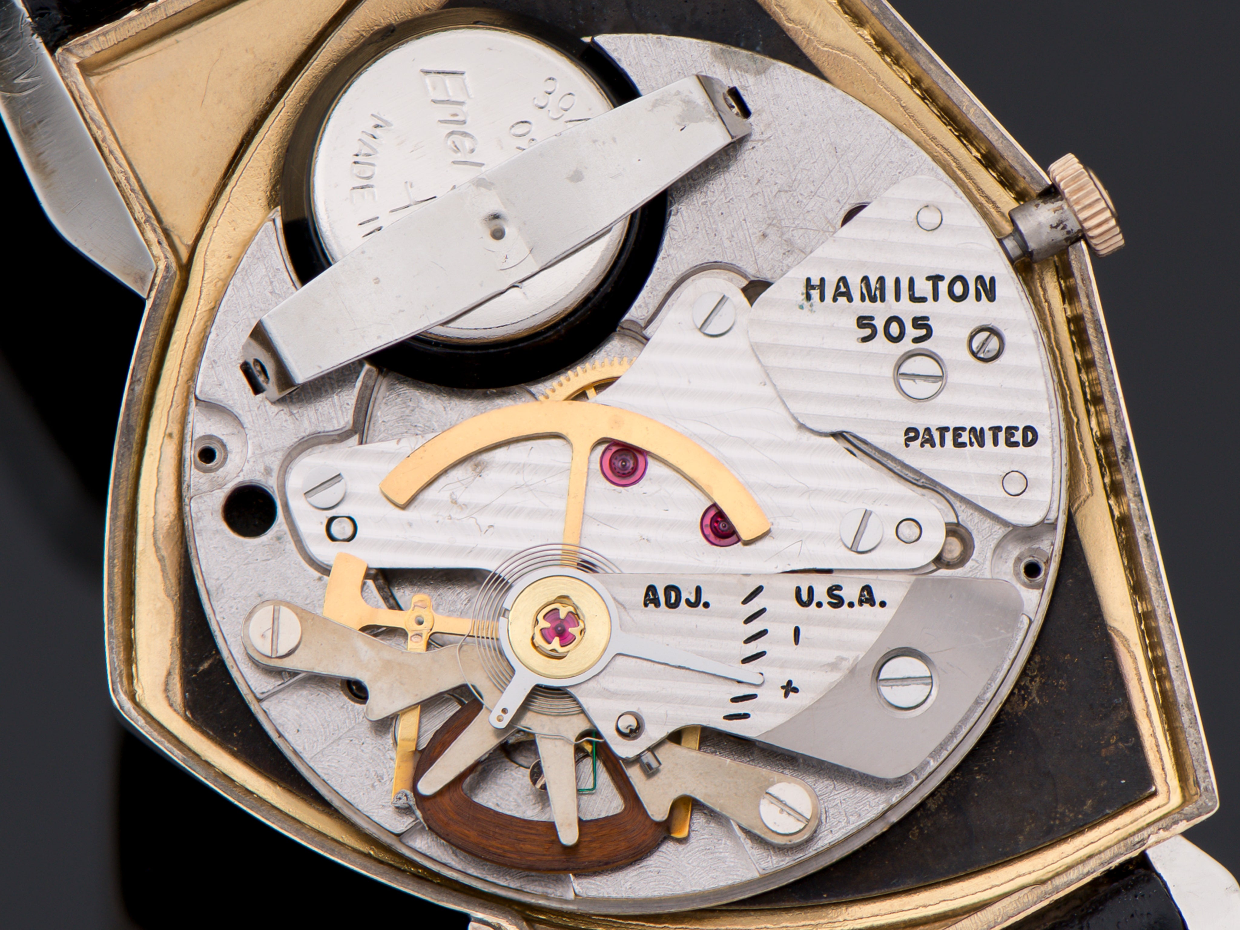 Hamilton Electric Pacer 505 Style Black Dial Watch