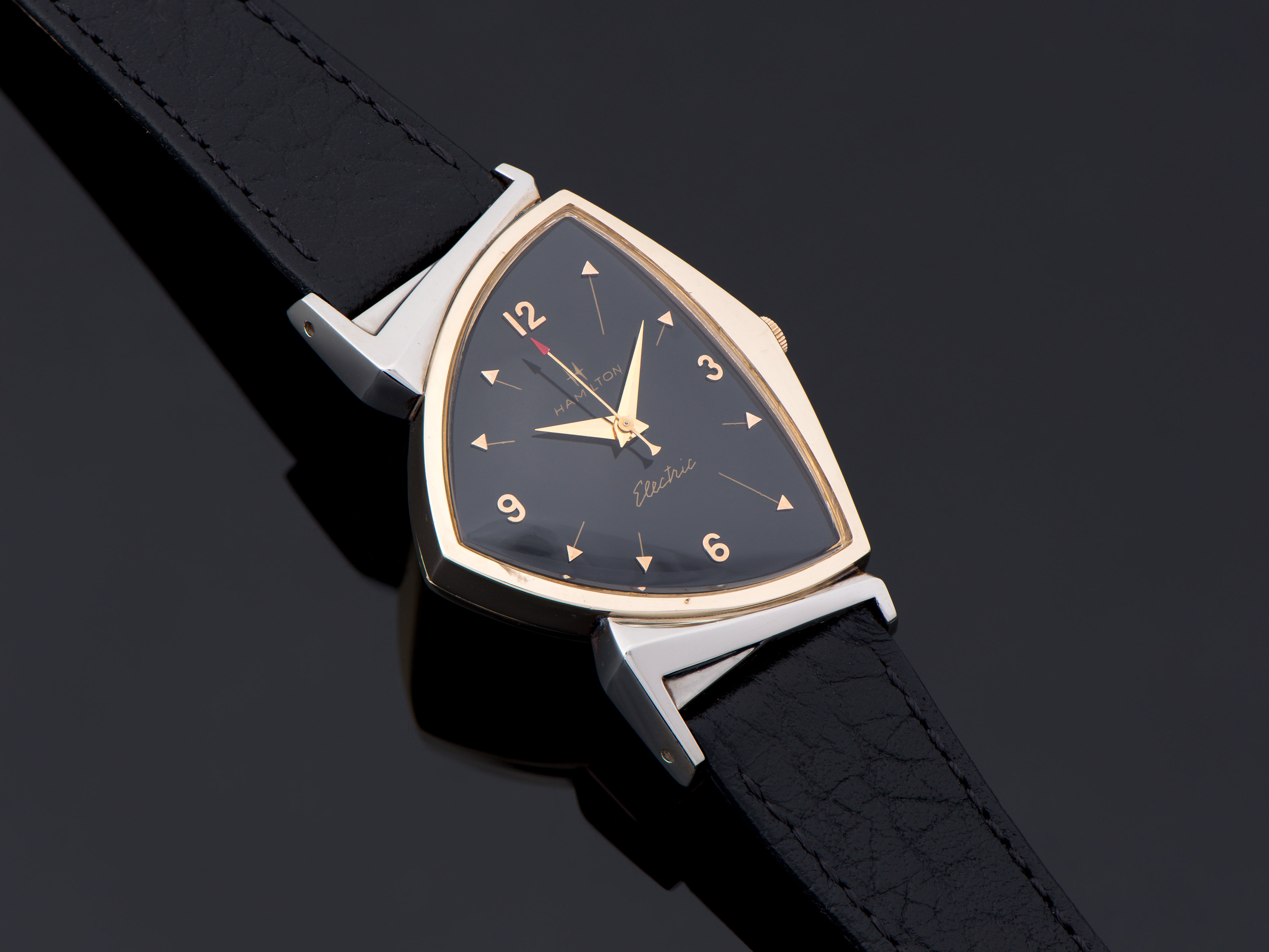 Hamilton Electric Pacer 505 Style Black Dial Watch