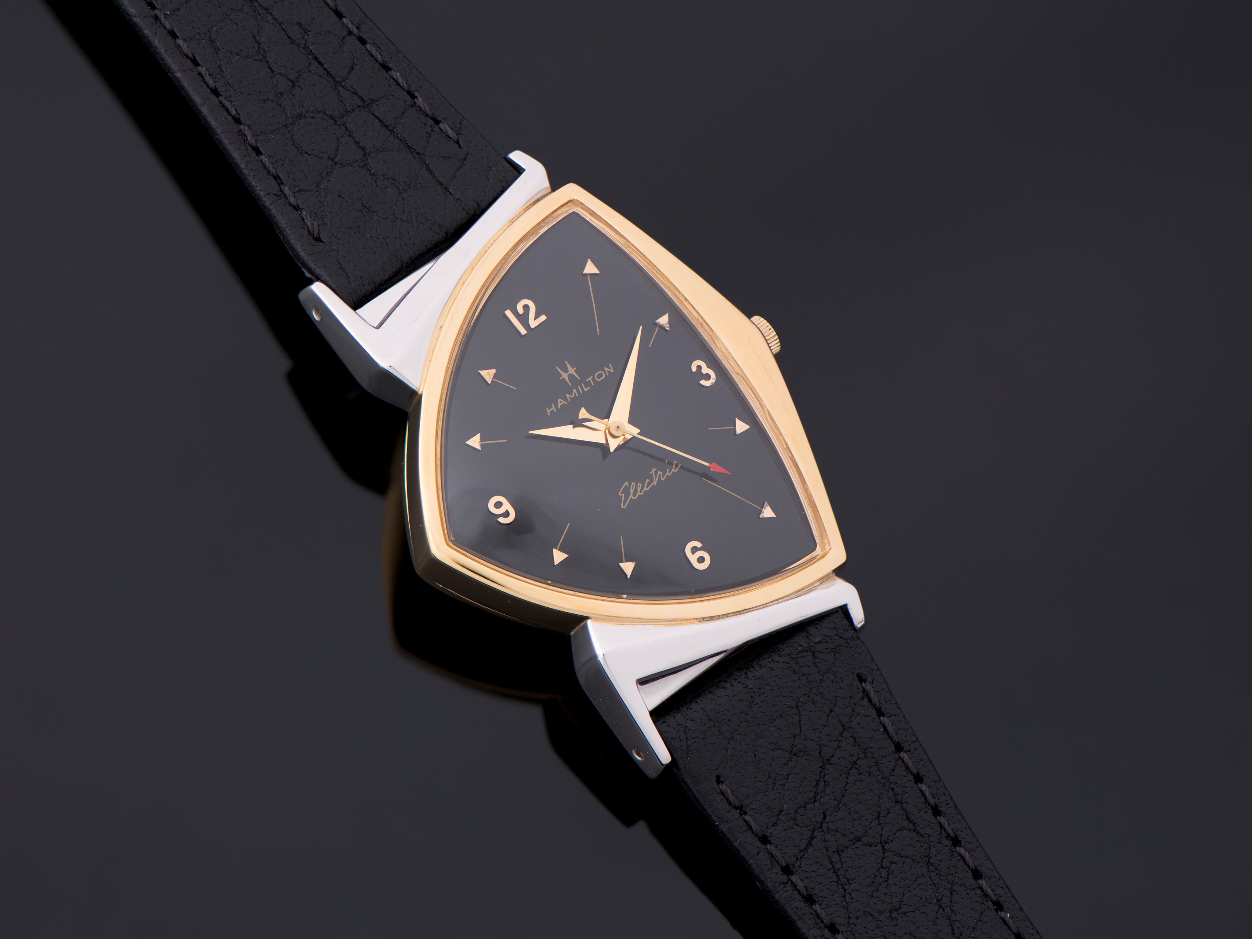 Hamilton Electric Pacer 505 Style Black Dial Watch