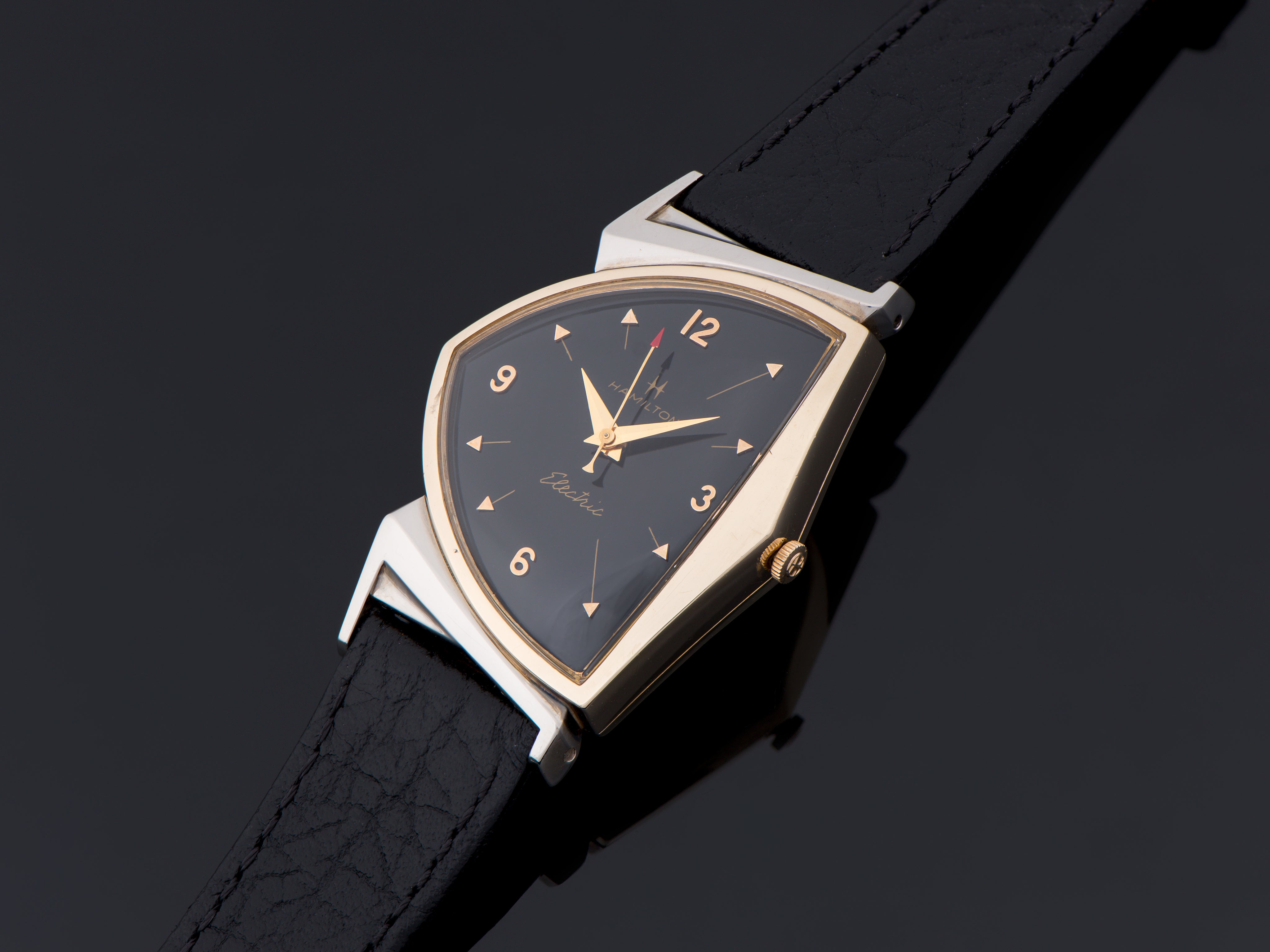 Hamilton Electric Pacer 505 Style Black Dial Watch
