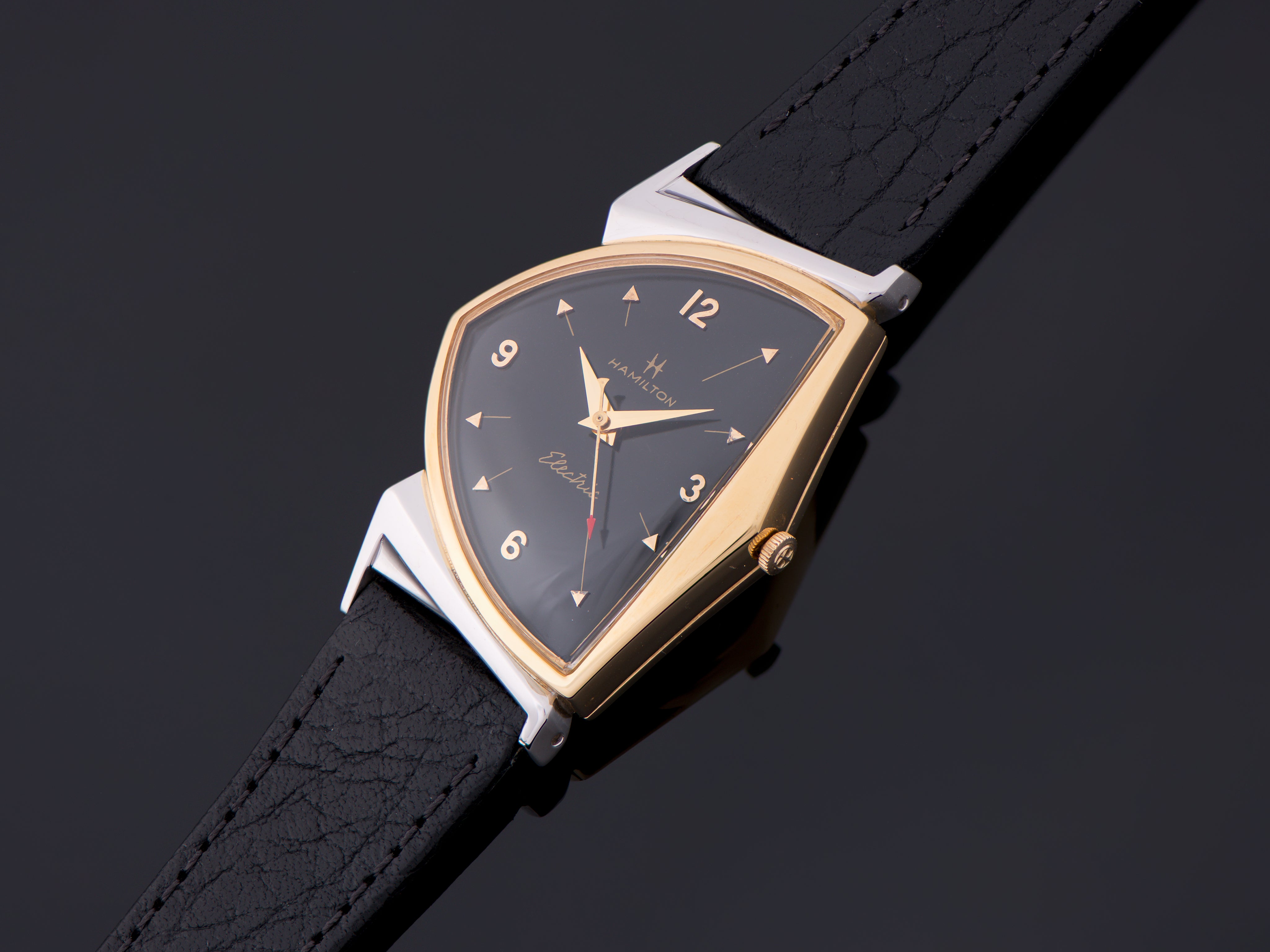 Hamilton Electric Pacer 505 Style Black Dial Watch