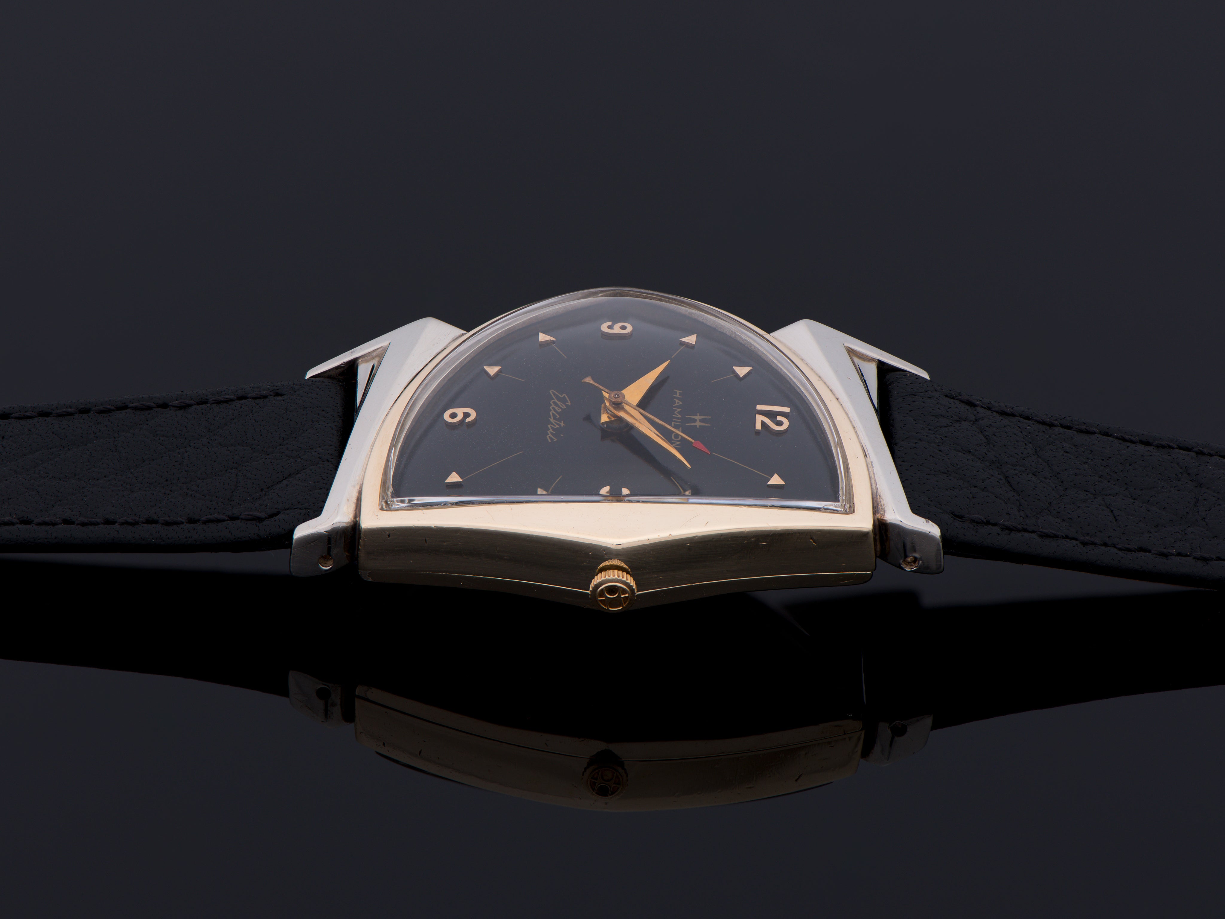 Hamilton Electric Pacer 505 Style Black Dial Watch