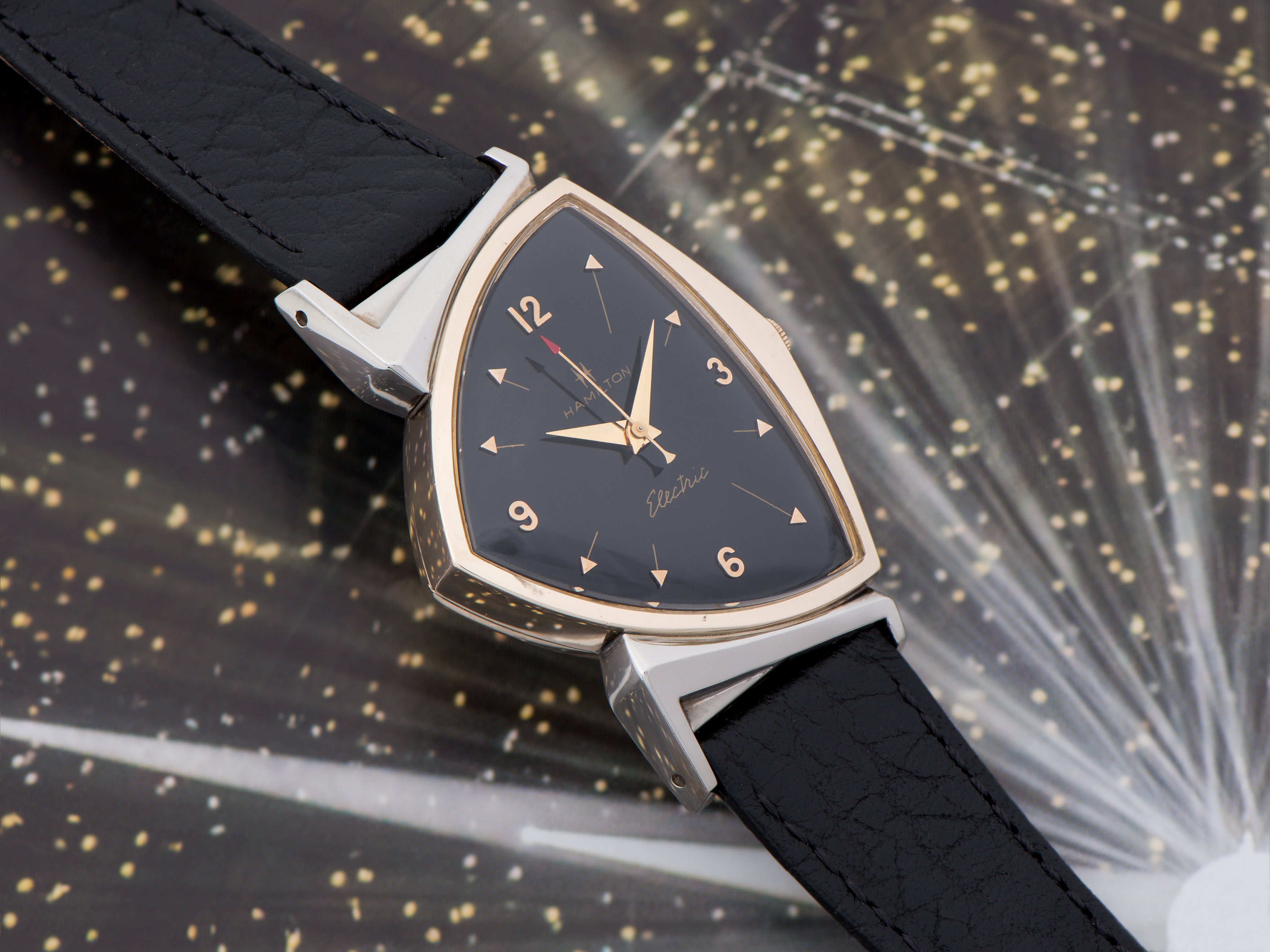 Hamilton Electric Pacer 505 Style Black Dial Watch