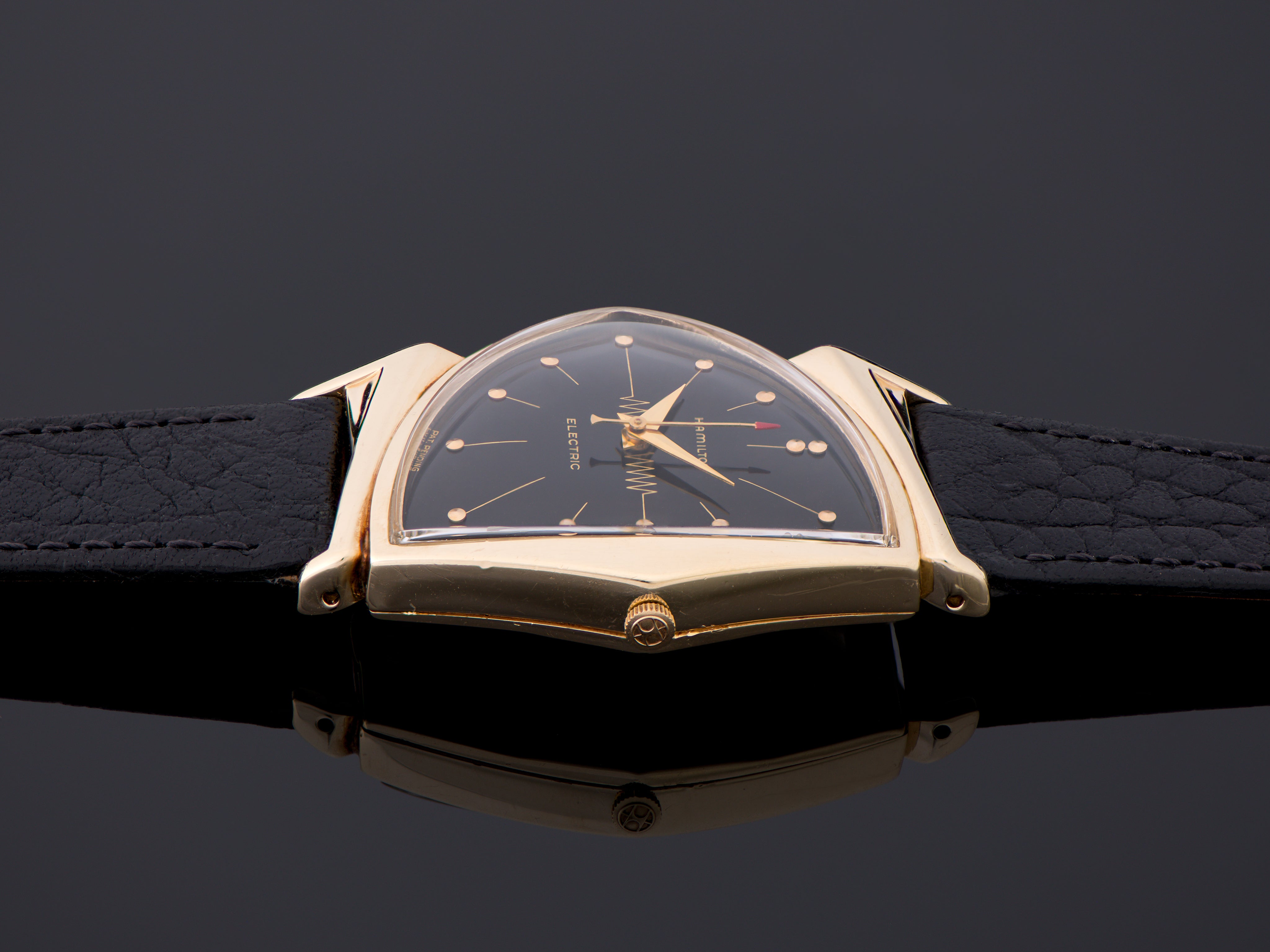 Hamilton Electric Pacer GE Breakthru '60 14K Gold (Ventura II) Watch