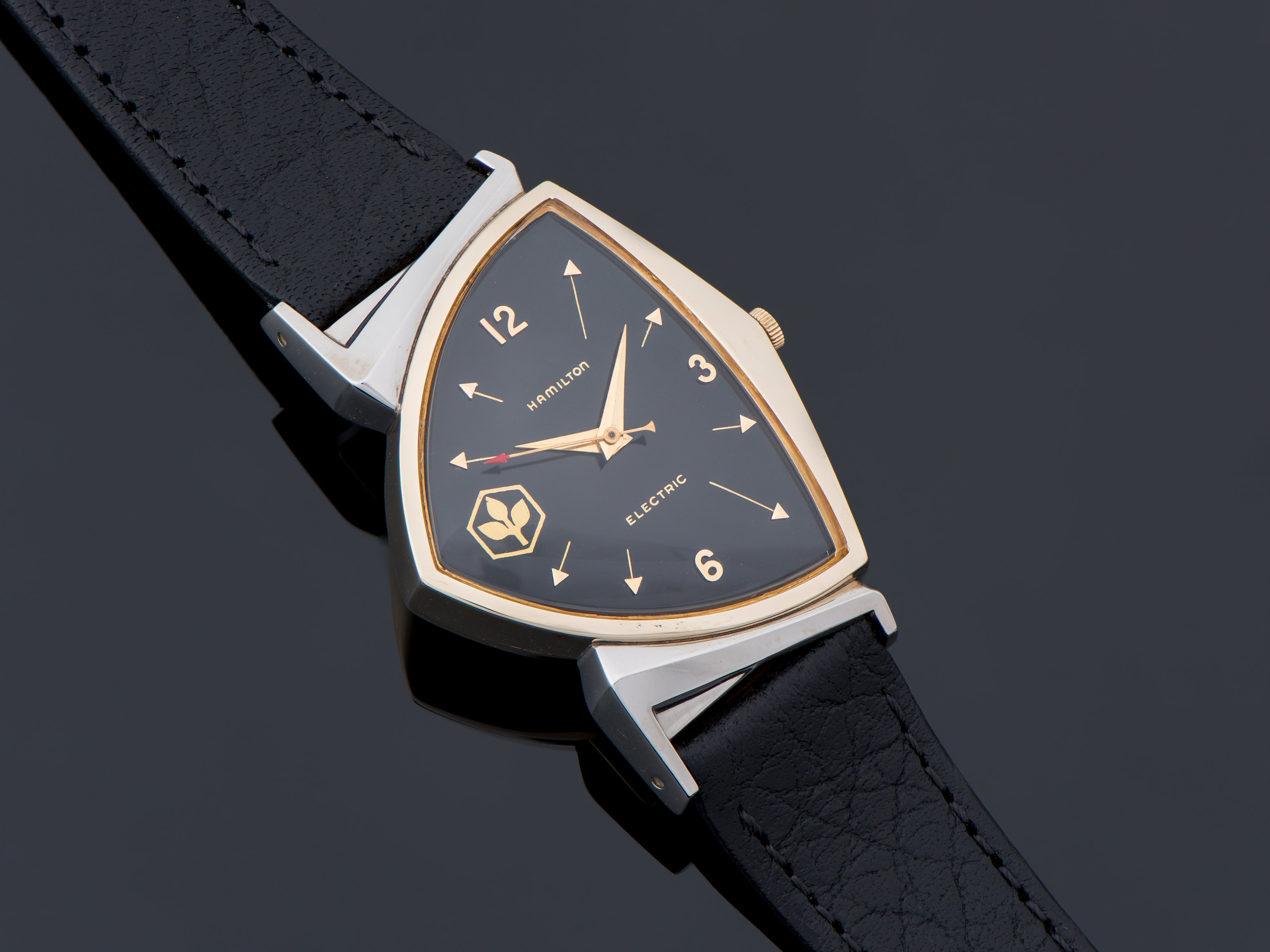 Hamilton Electric Pacer Original Finish Black Logo Dial Watch