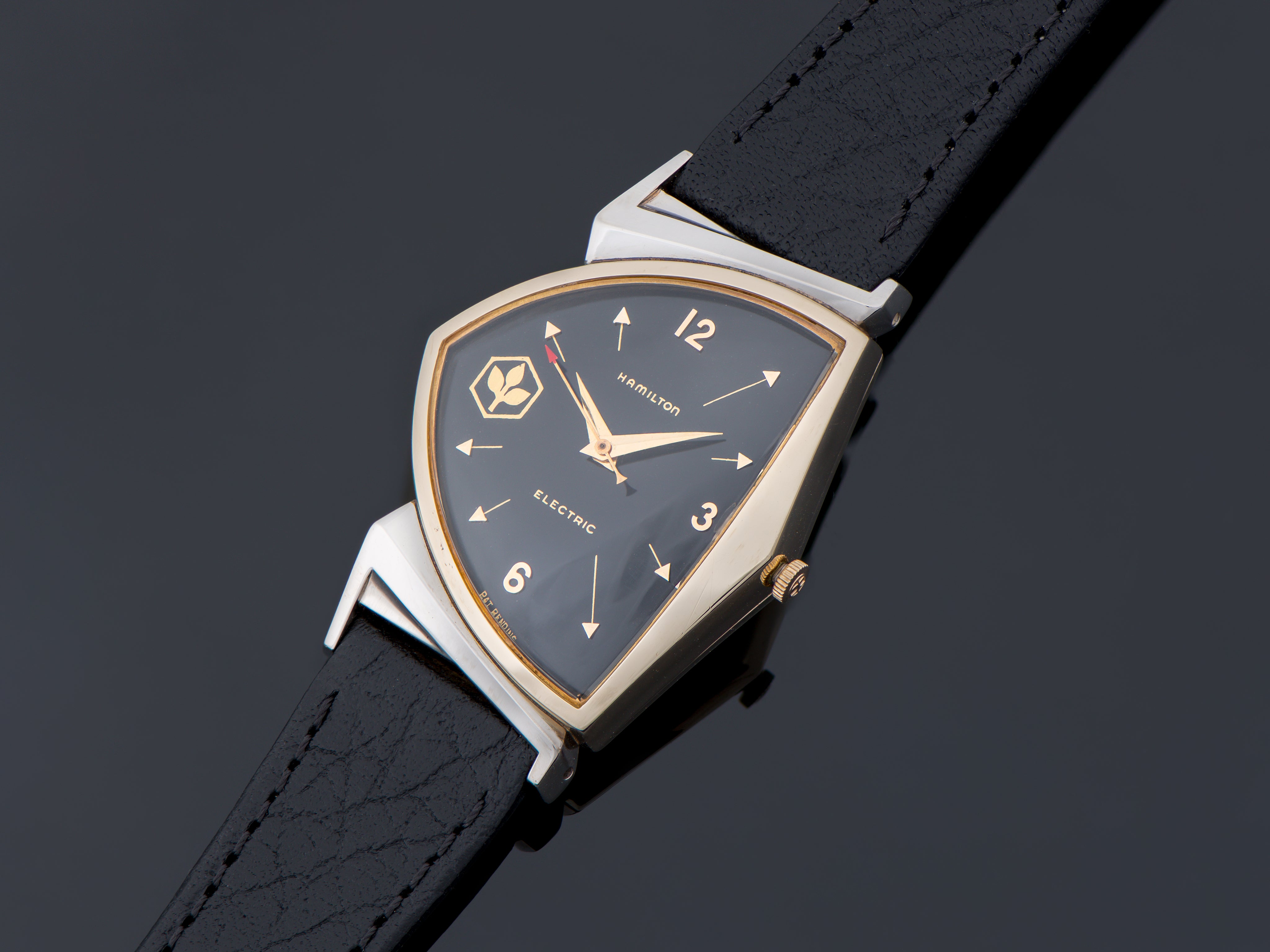 Hamilton Electric Pacer Original Finish Black Logo Dial Watch