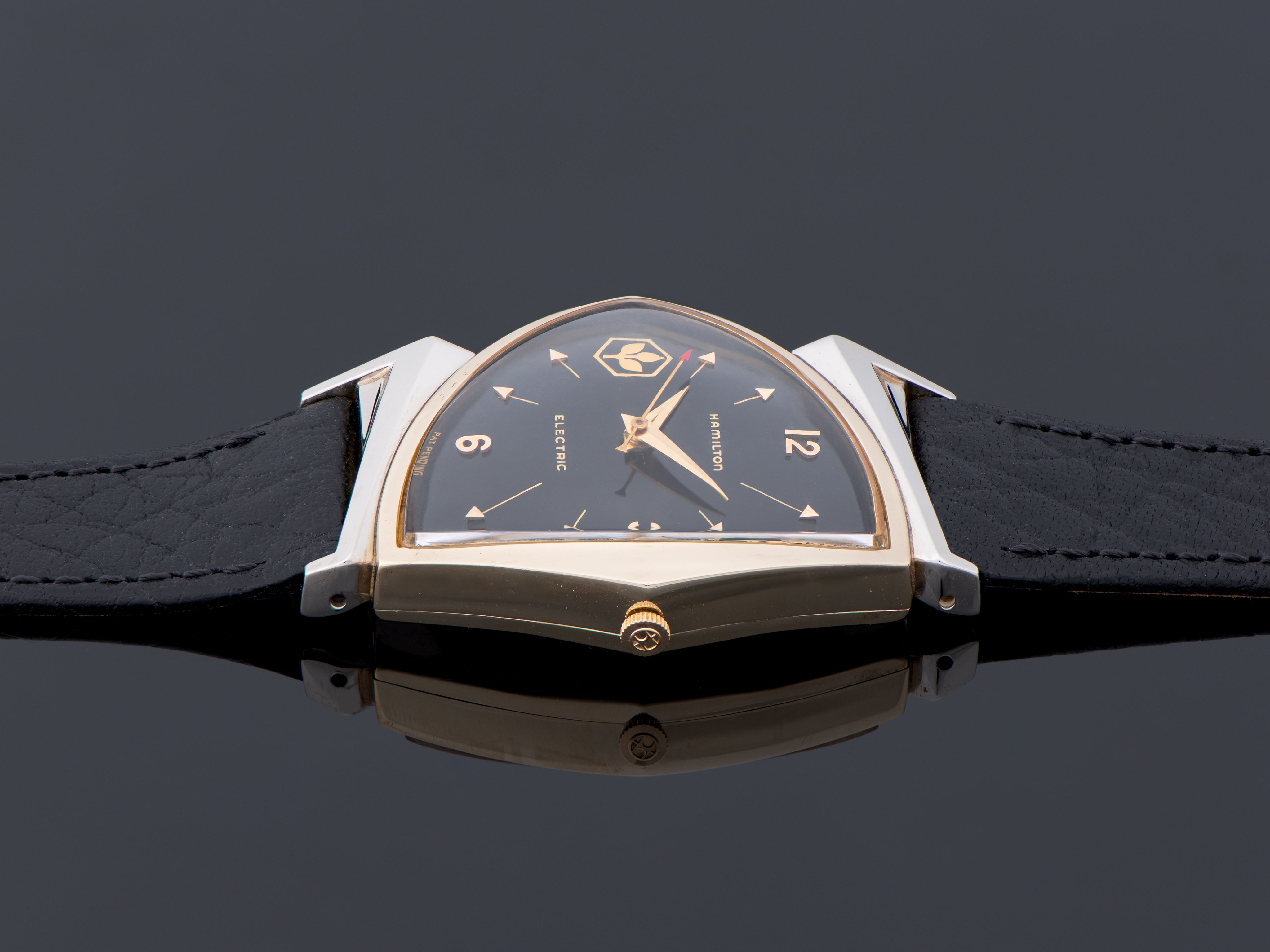 Hamilton Electric Pacer Original Finish Black Logo Dial Watch