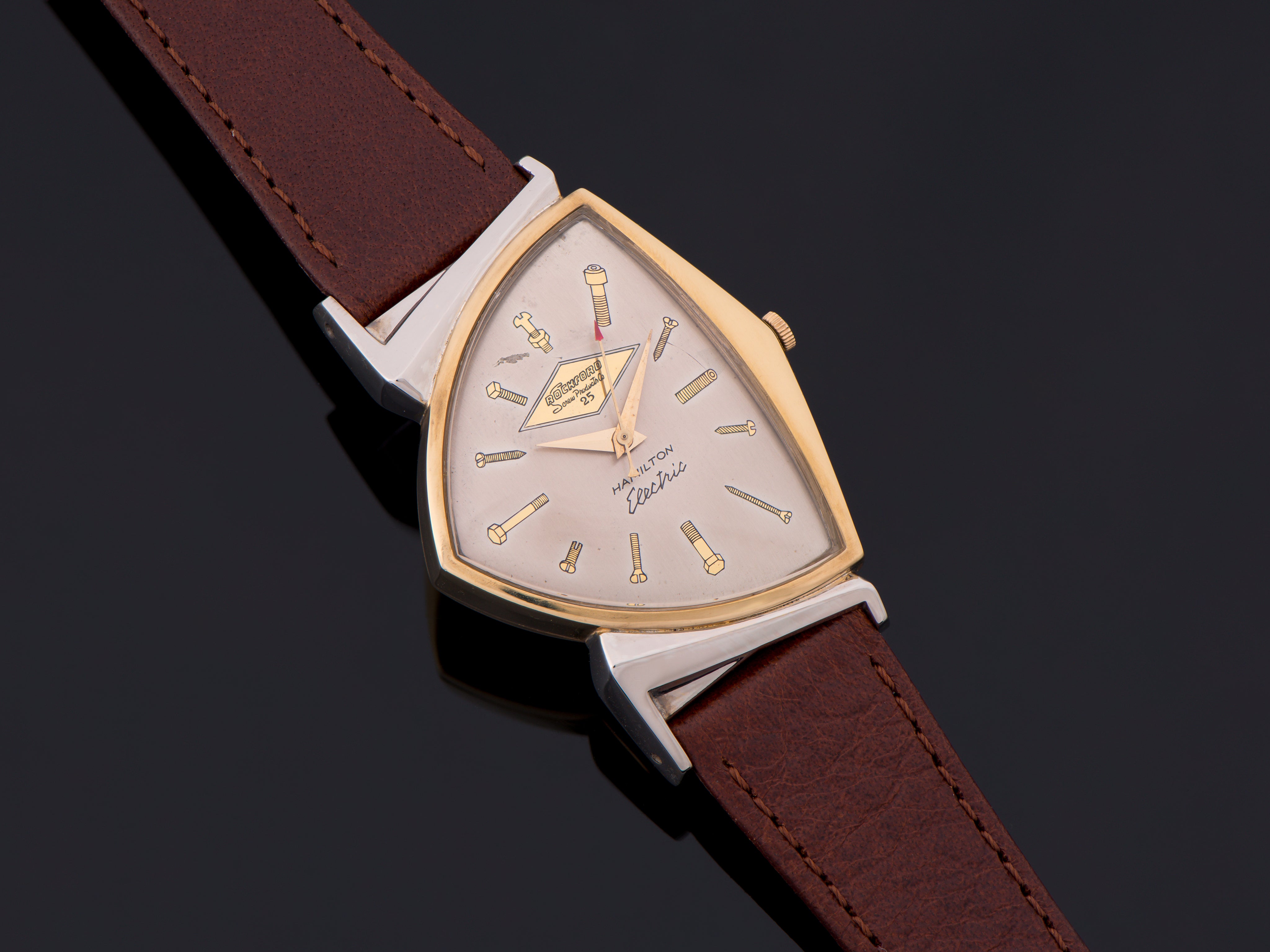 Hamilton Electric Pacer Rockford Screw Dial Watch