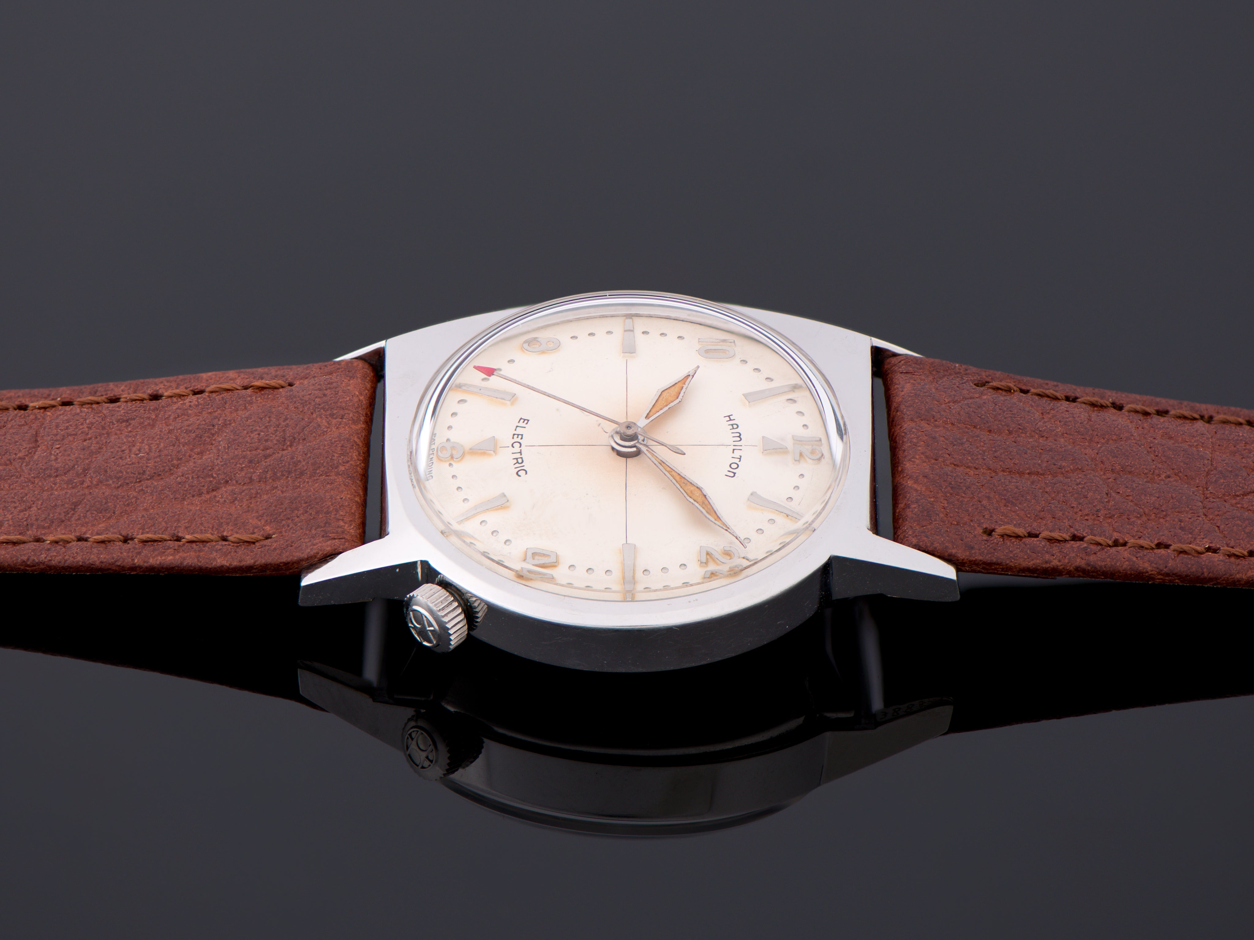 Hamilton Electric Regulus Stainless Steel Asymmetric Watch