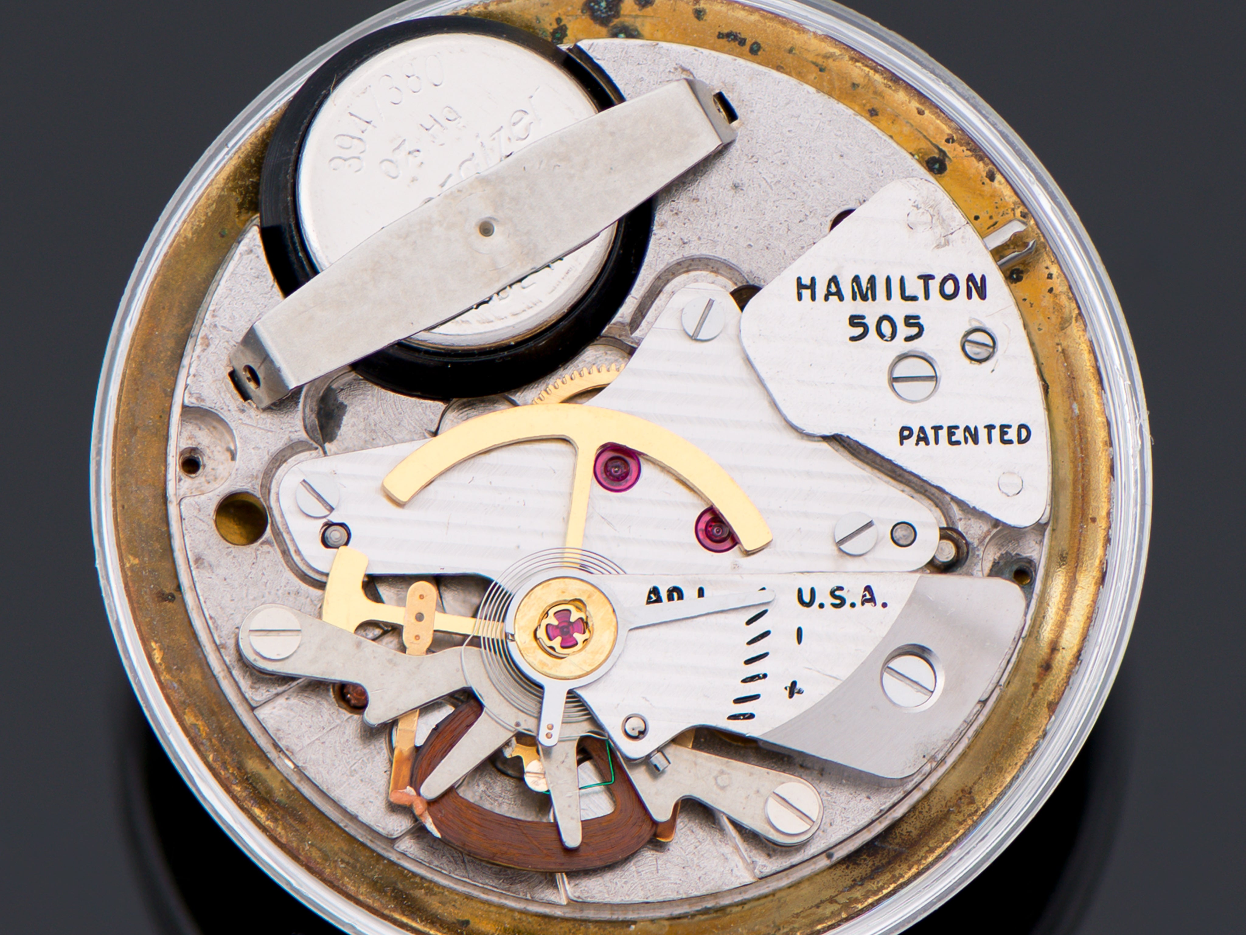 Hamilton Electric Skip Jack Watch With Rare RR Style Dial