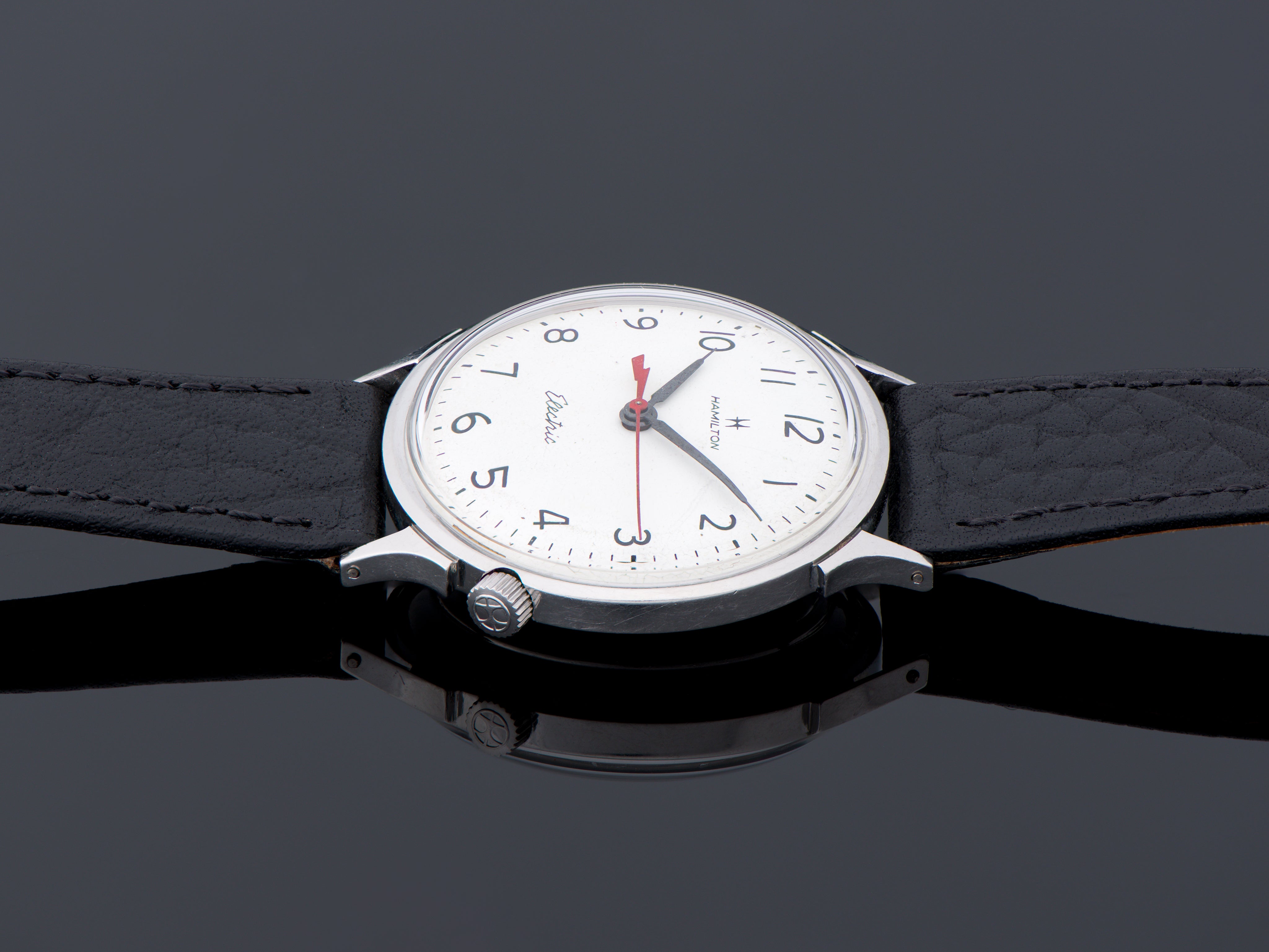Hamilton Electric Skip Jack Watch With Rare RR Style Dial