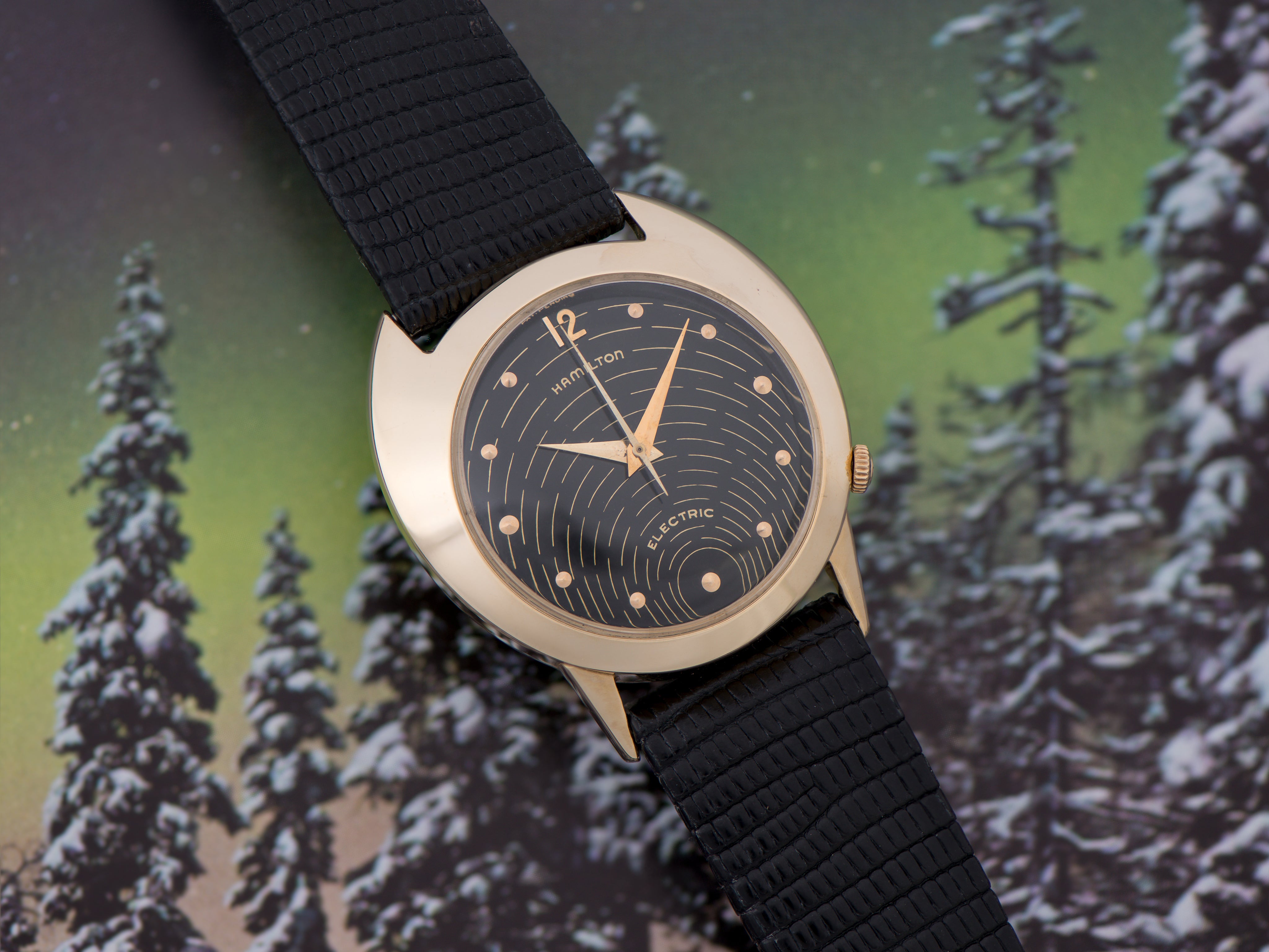 Hamilton Electric Spectra Original Finish Black Dial Watch