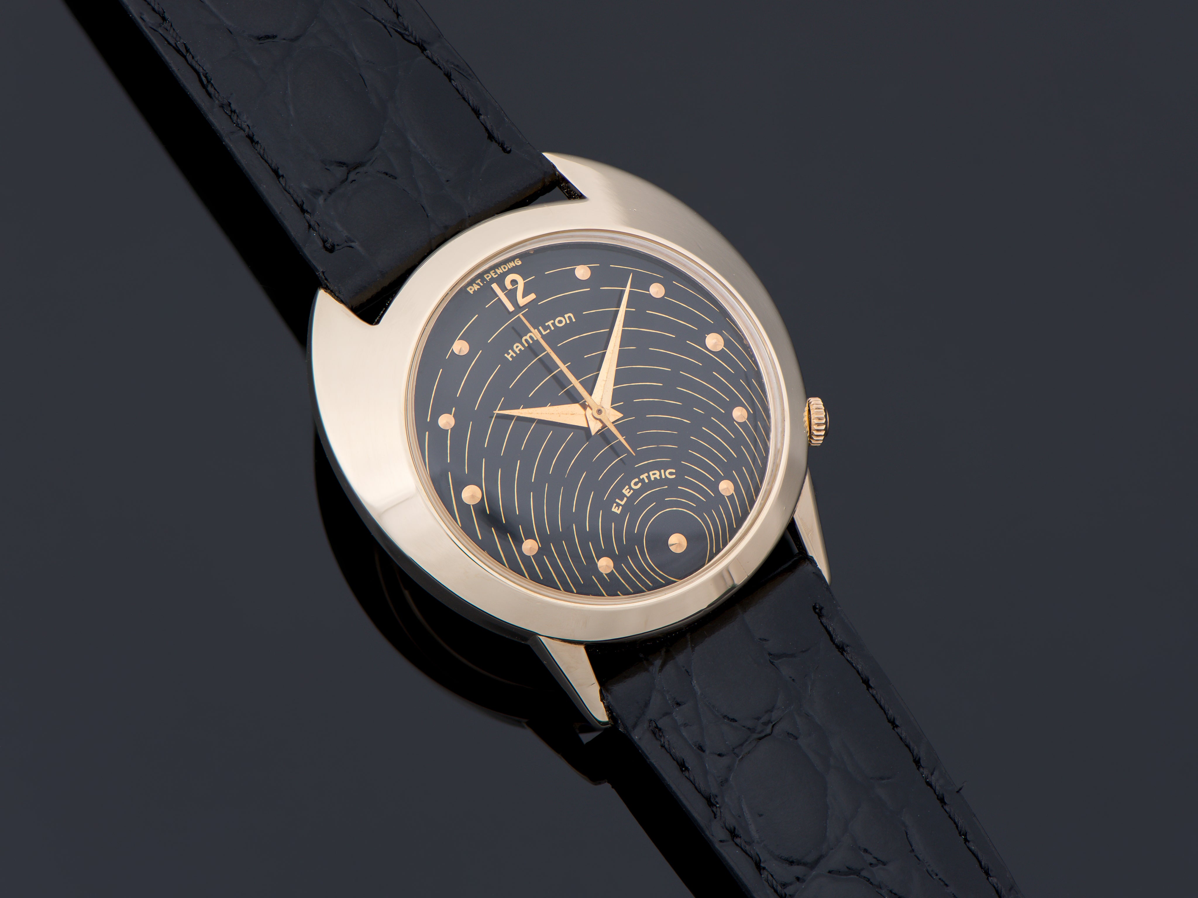 Hamilton Electric Spectra Original Finish Black Dial Watch