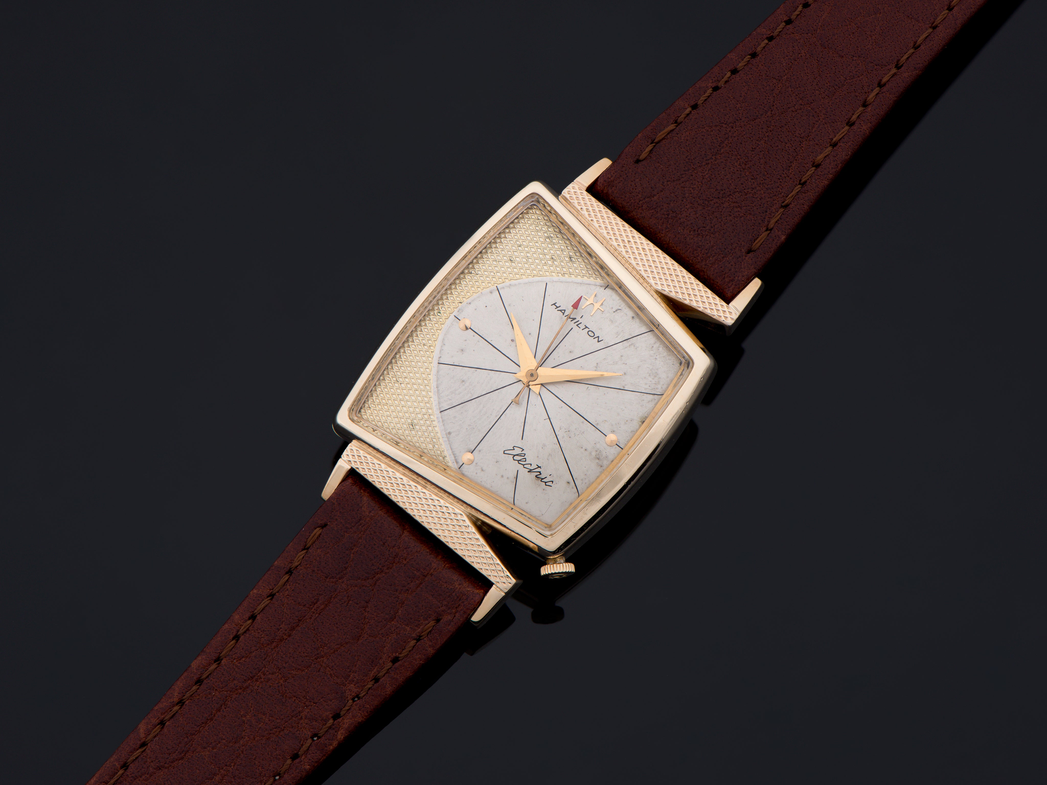Hamilton Electric Vega Watch Original Finish Dial