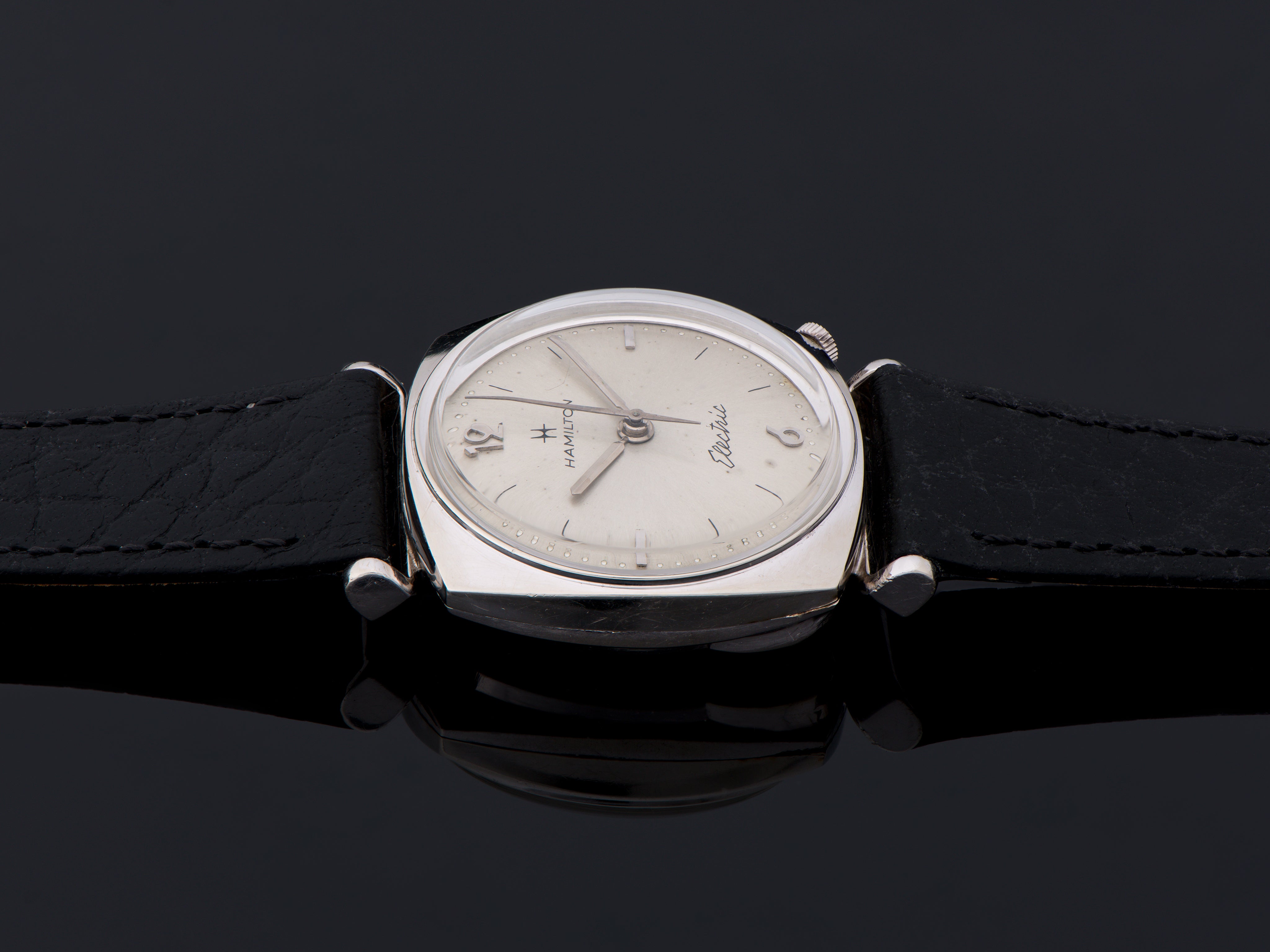 Hamilton Electric White Gold Filled Gemini Watch