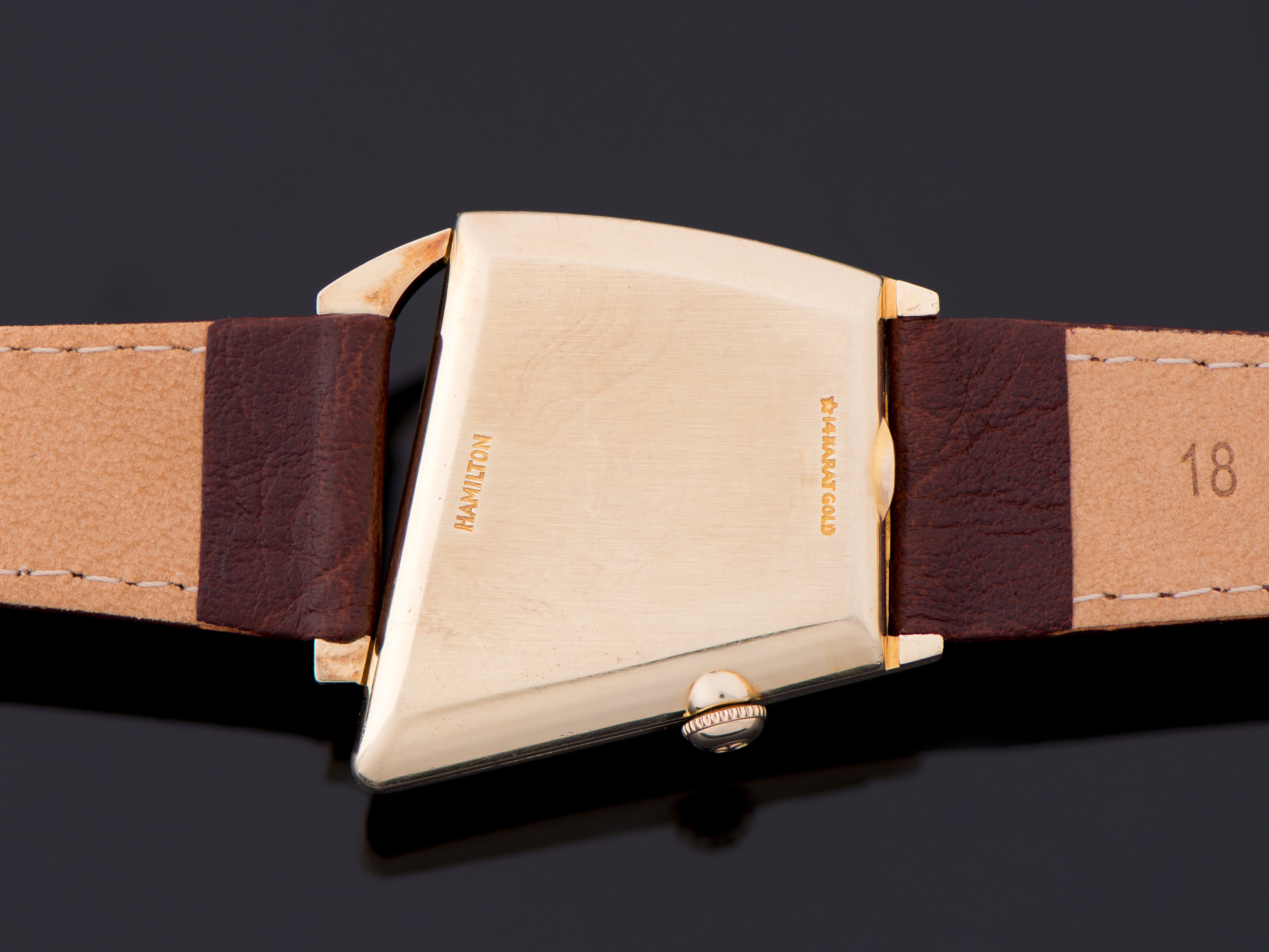 Hamilton Flight I 14K Solid Gold Watch