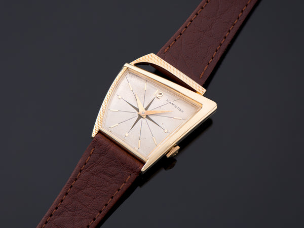 Hamilton Flight I 14K Solid Gold Watch