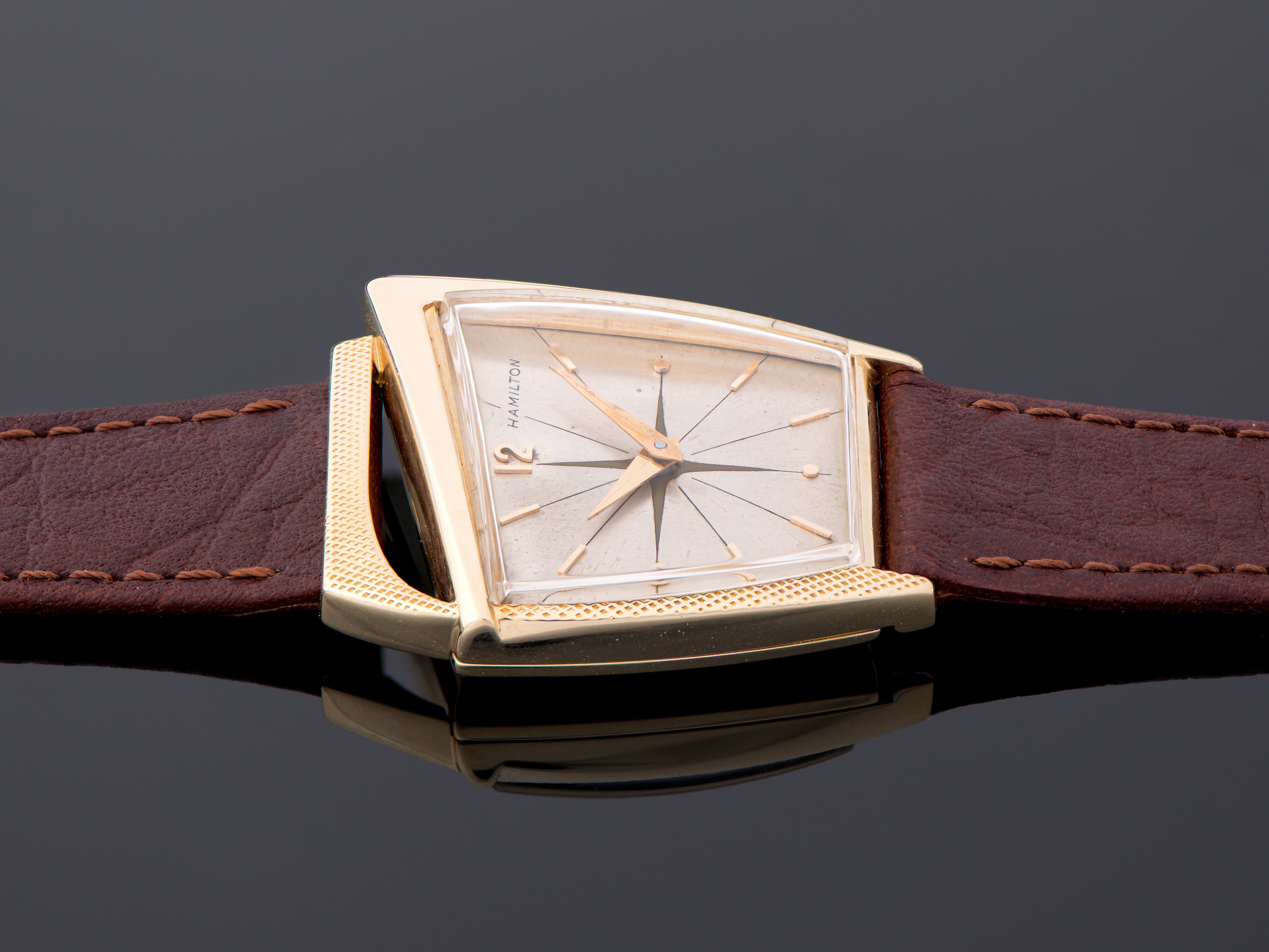 Hamilton Flight I 14K Solid Gold Watch