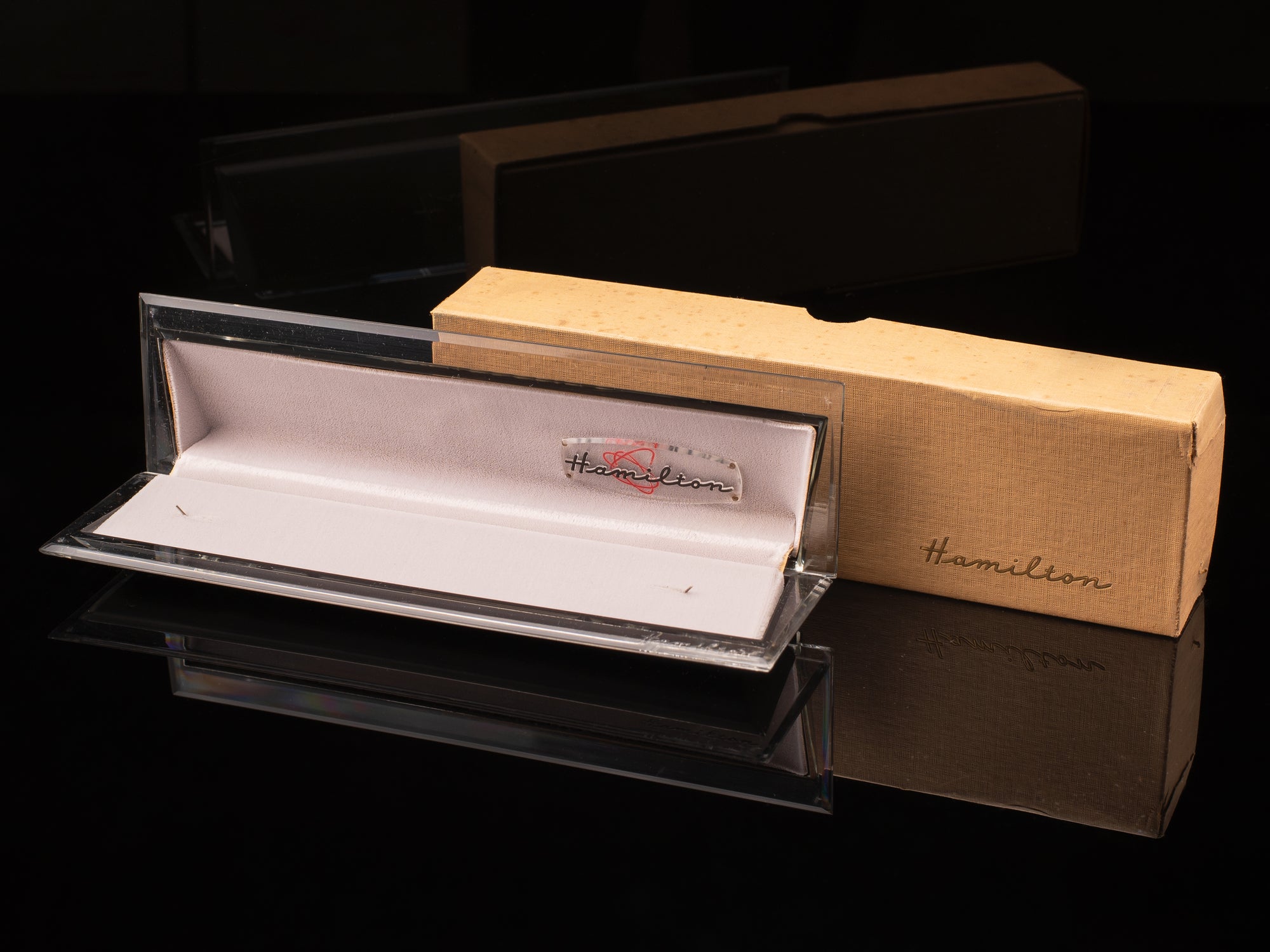 Hamilton Clamshell Watch Box for Medallion 22 Jewel Watch